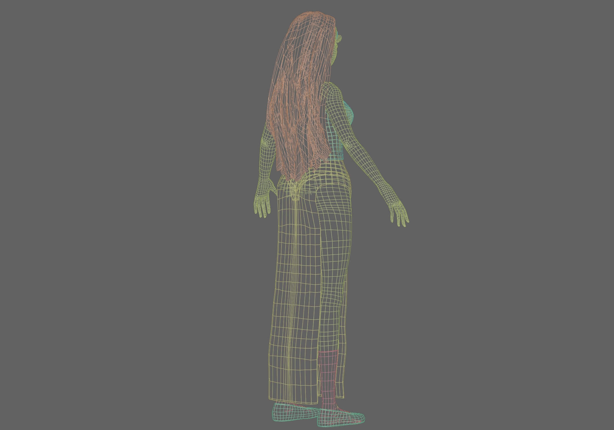 Standard Pretty Woman V32988 - 3D Model by nickianimations