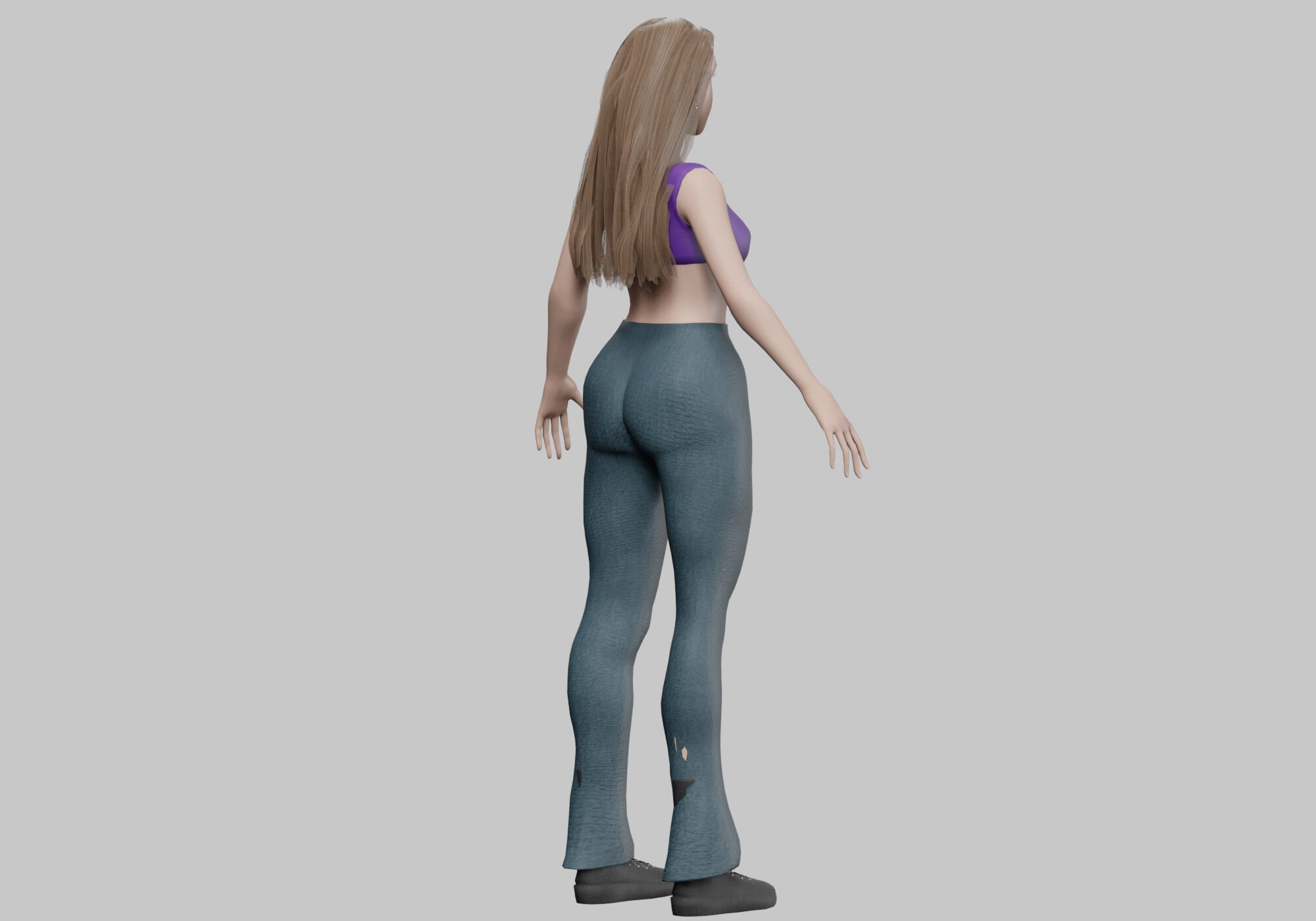 Standard Pretty Woman V33041 - 3D Model by nickianimations