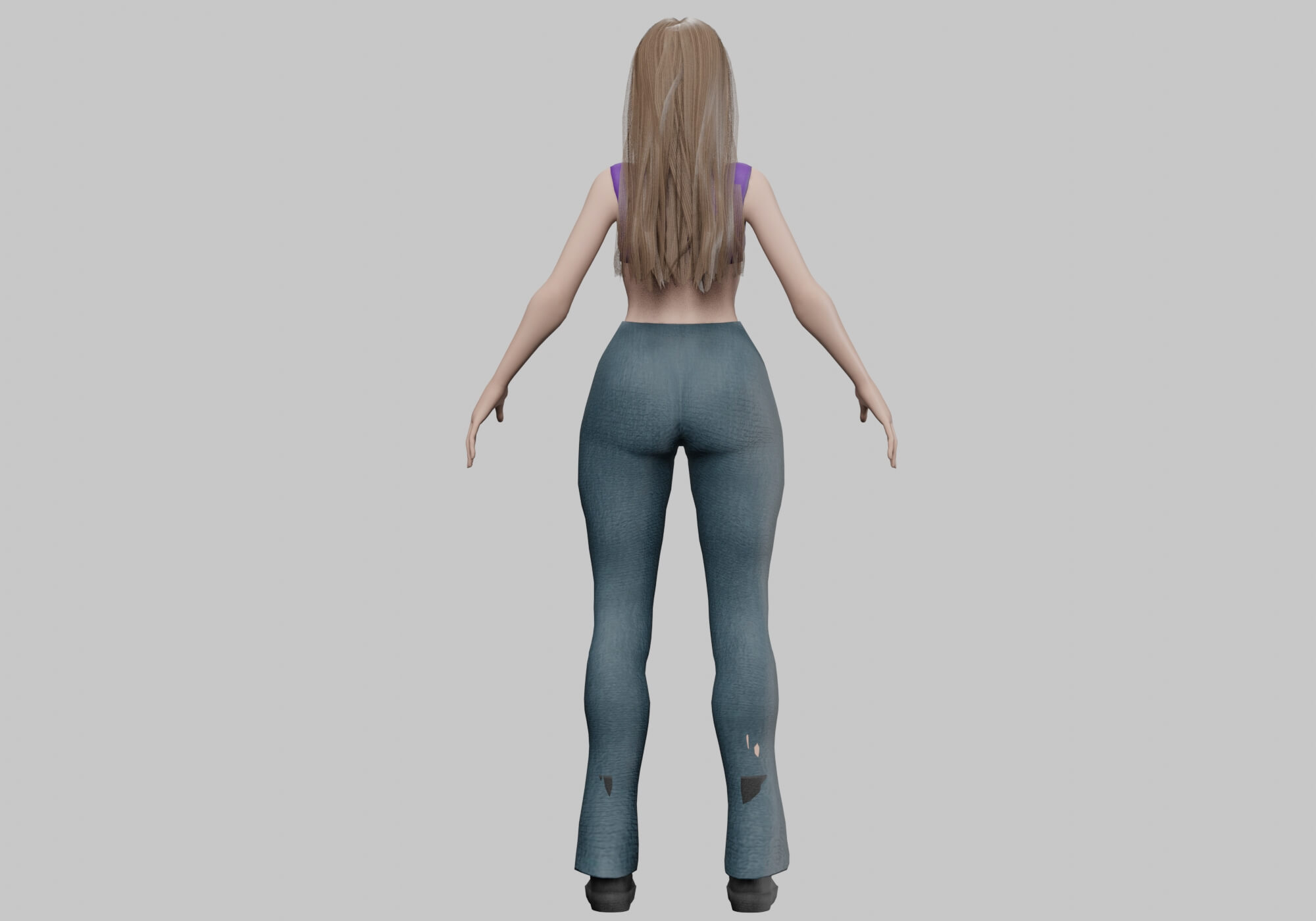 Standard Pretty Woman V33041 - 3D Model by nickianimations