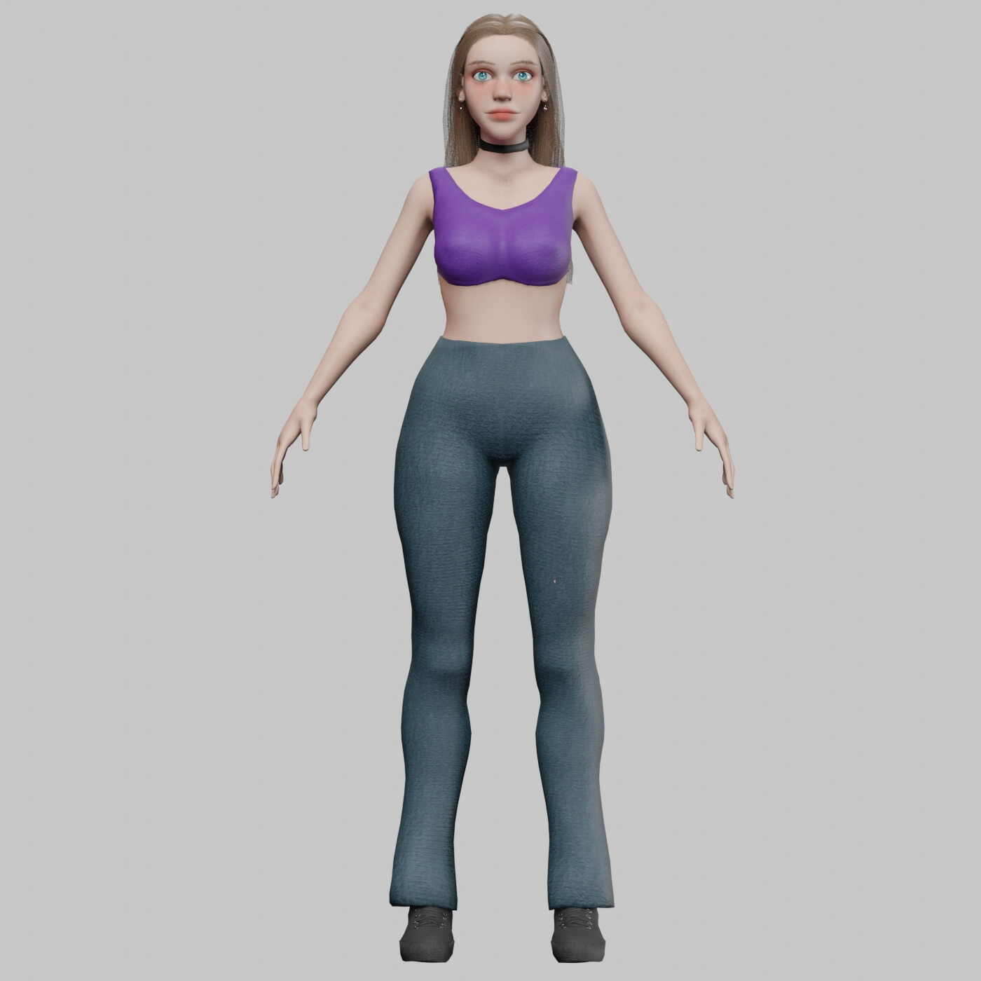 Standard Pretty Woman V33041 - 3D Model by nickianimations