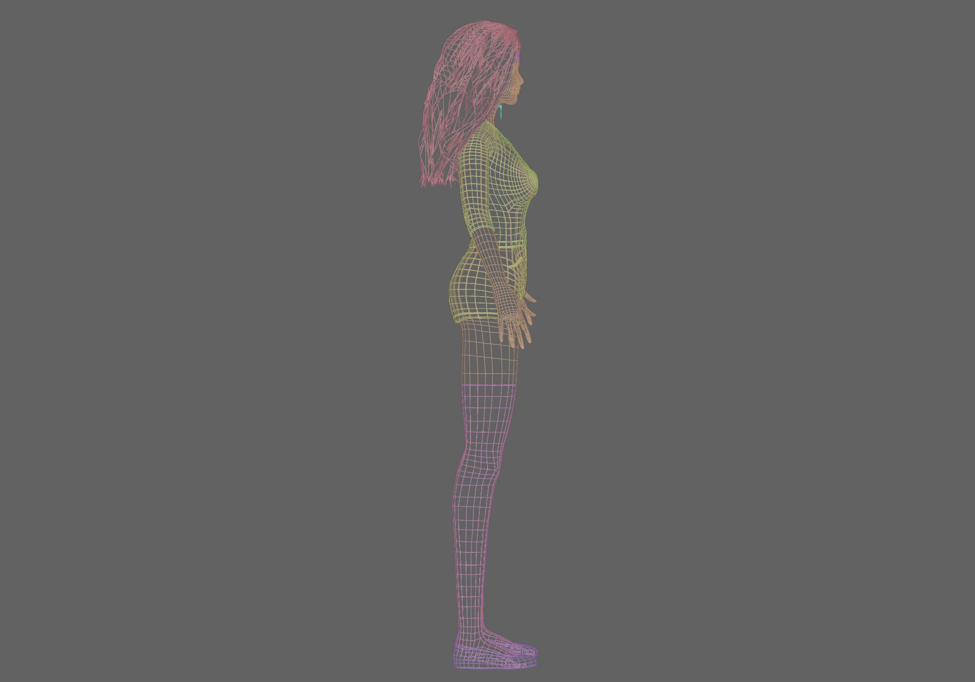 Standard Pretty Woman V33669 - 3D Model by nickianimations