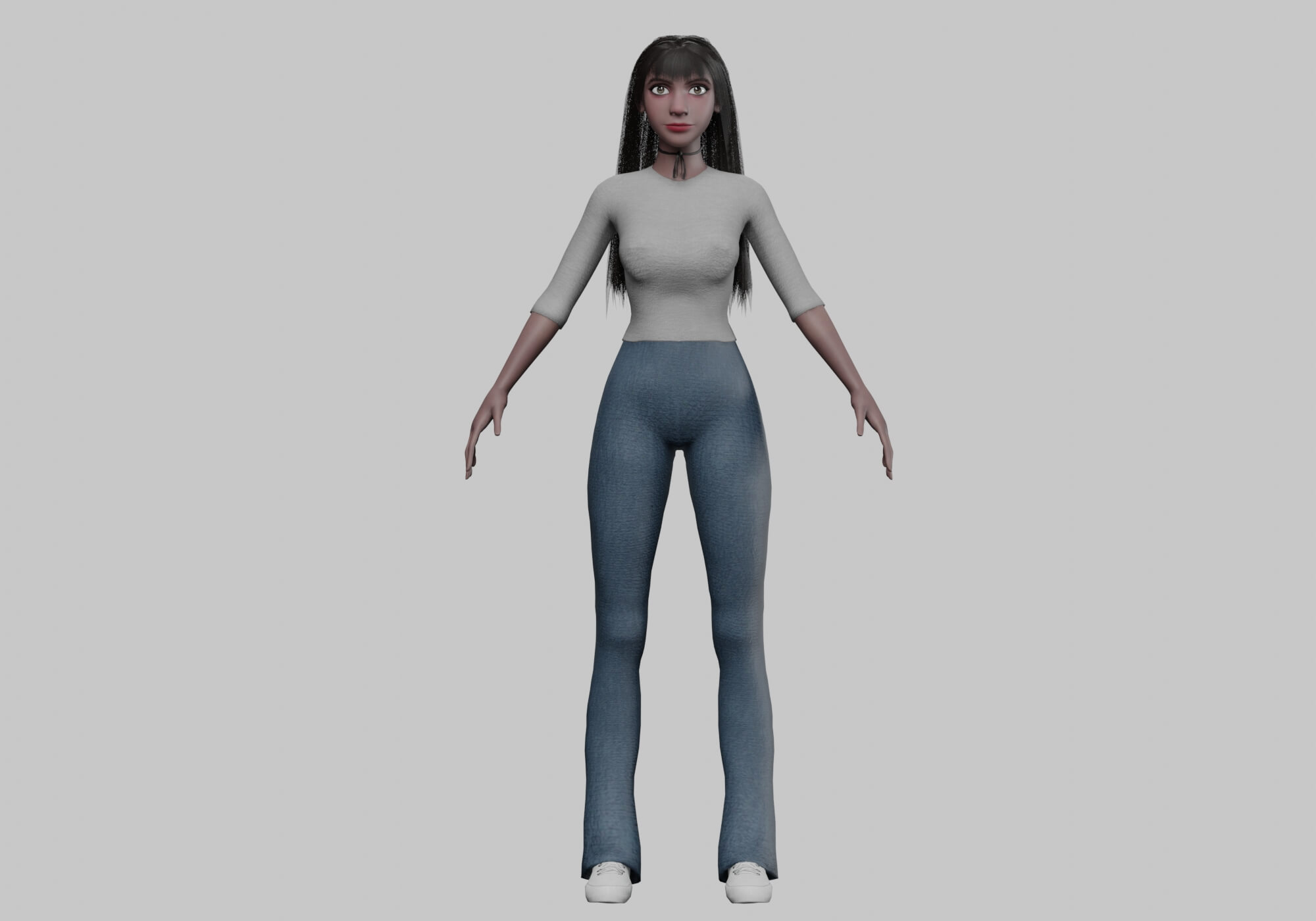 Standard Pretty Woman V33934 - 3D Model by nickianimations
