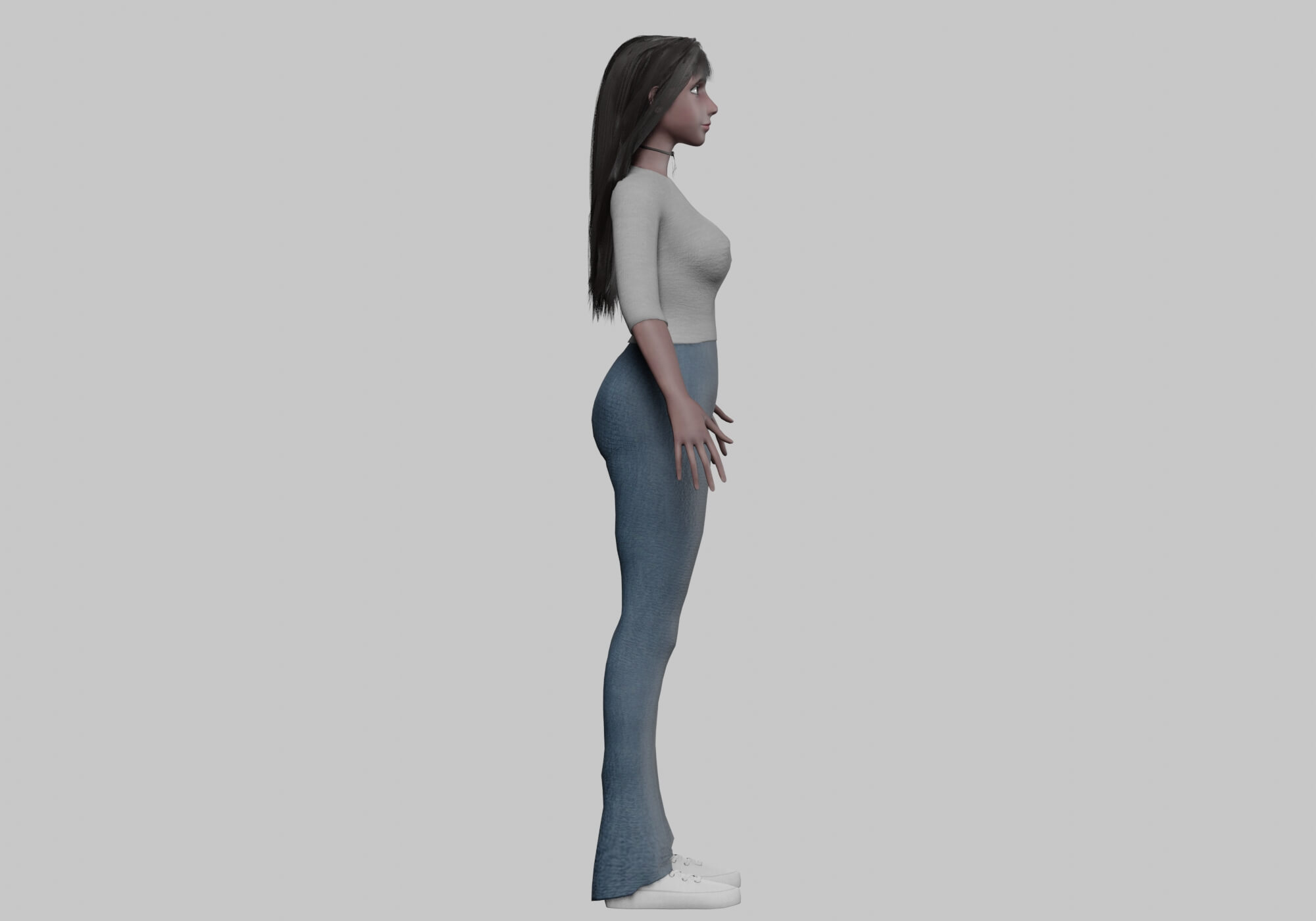 Standard Pretty Woman V33934 - 3D Model by nickianimations