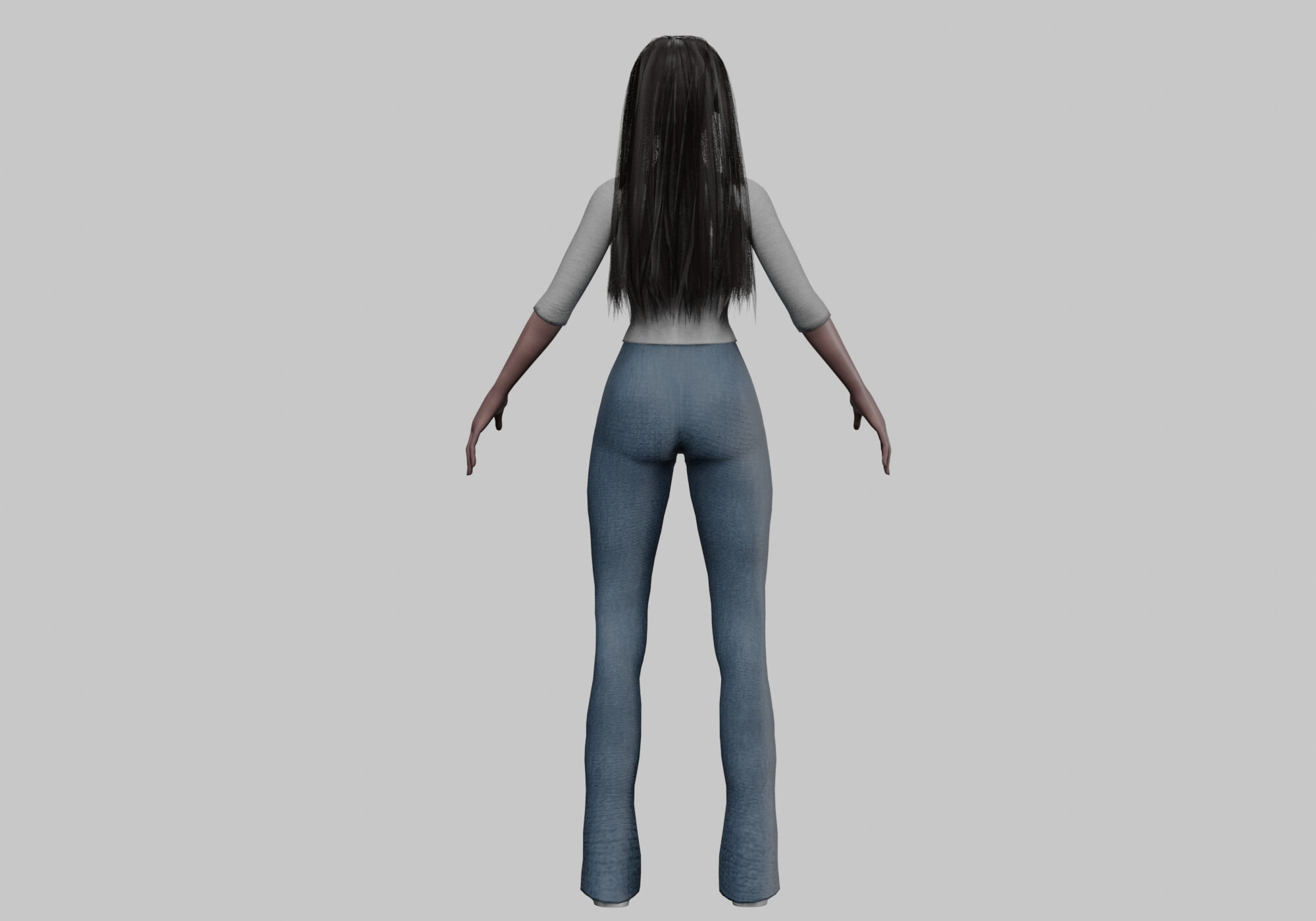 Standard Pretty Woman V33934 - 3D Model by nickianimations
