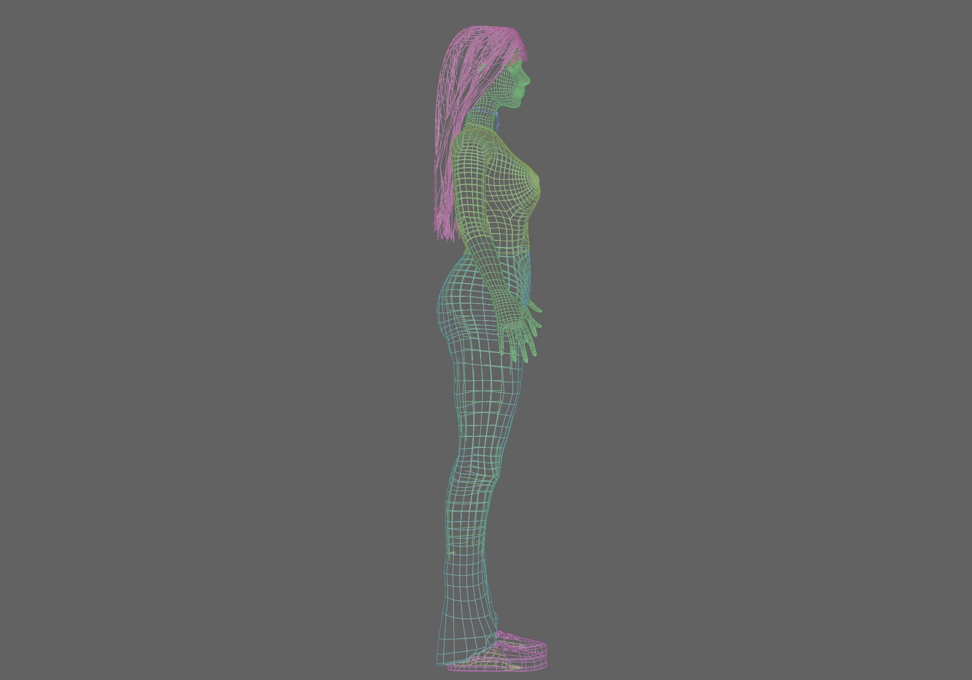Standard Pretty Woman V33934 - 3D Model by nickianimations