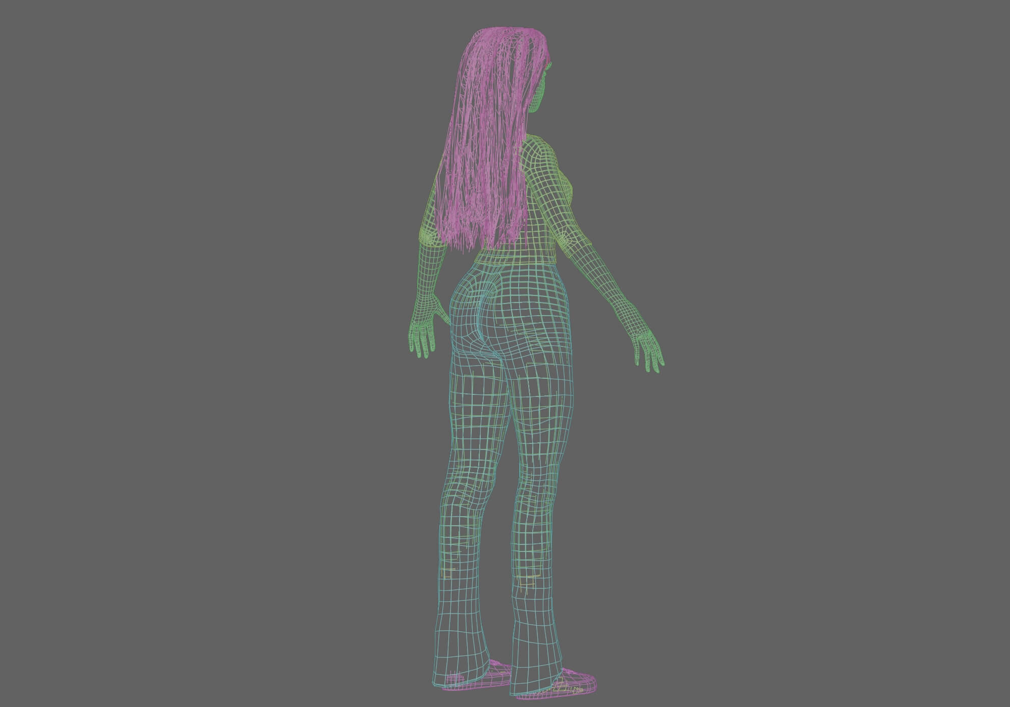 Standard Pretty Woman V33934 - 3D Model by nickianimations