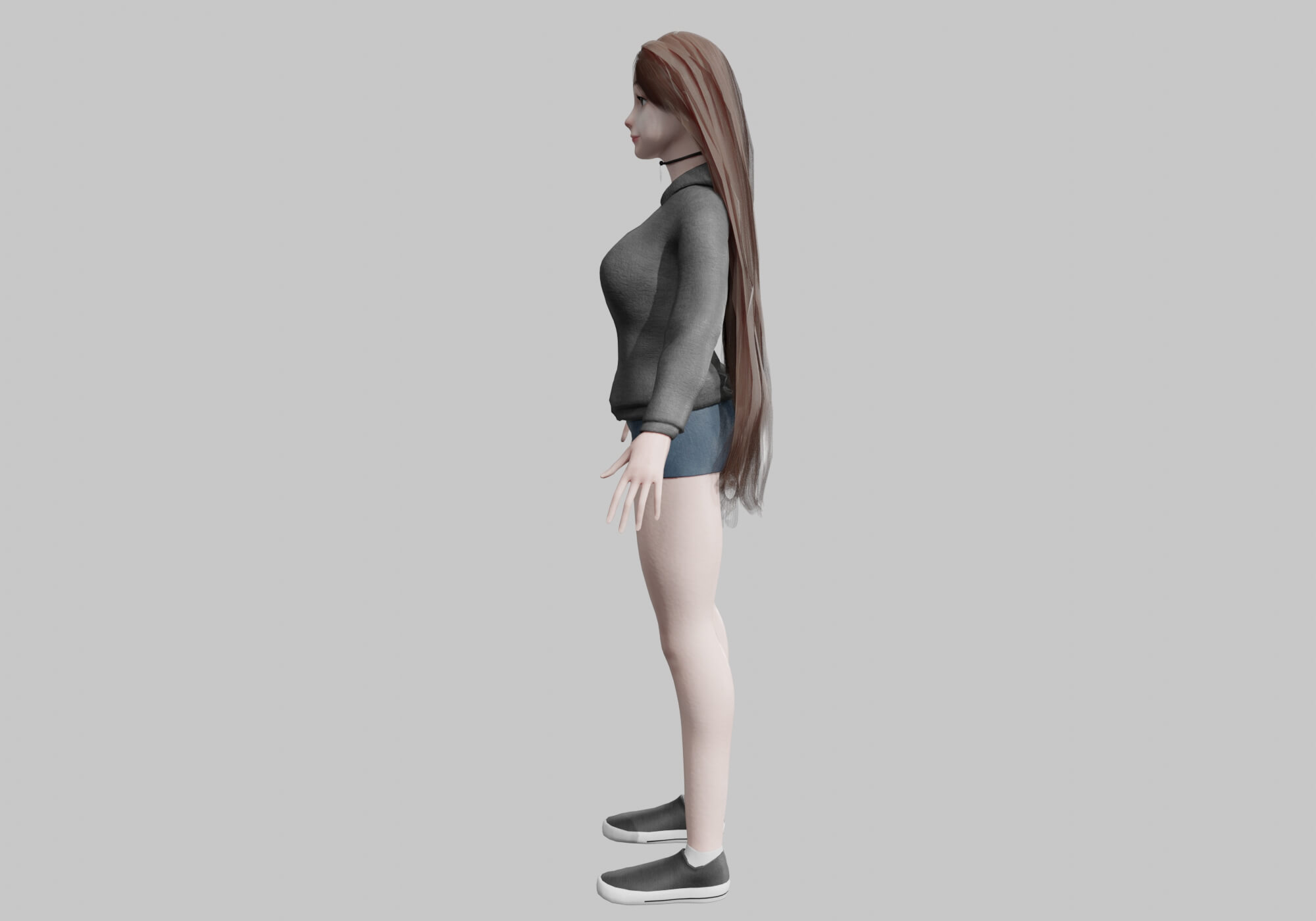 Standard Pretty Woman V35408 - 3D Model by nickianimations
