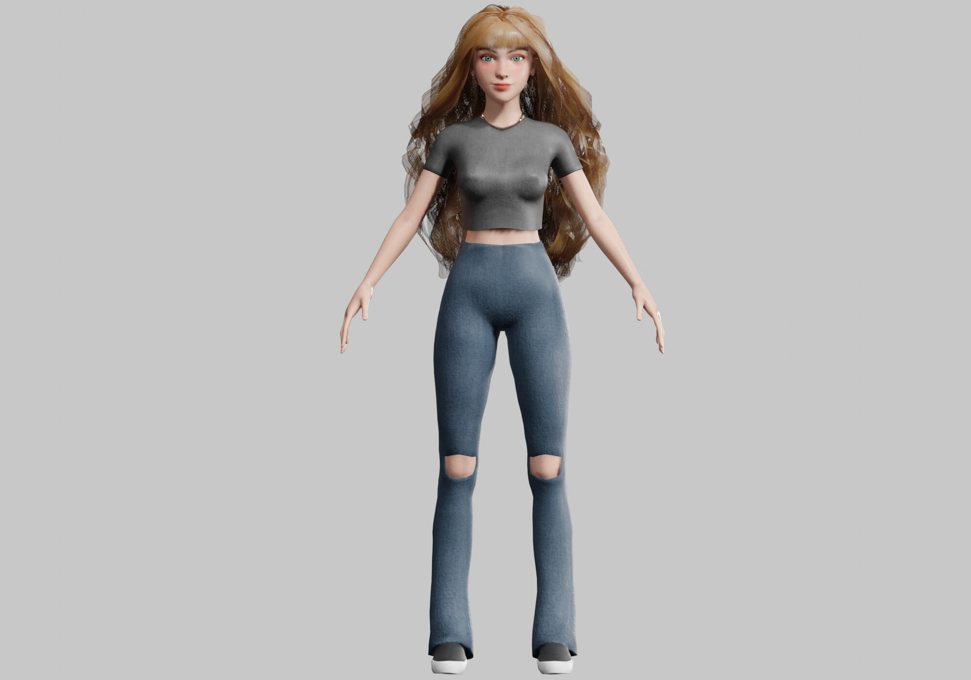 Standard Pretty Woman V39861 - 3D Model by nickianimations