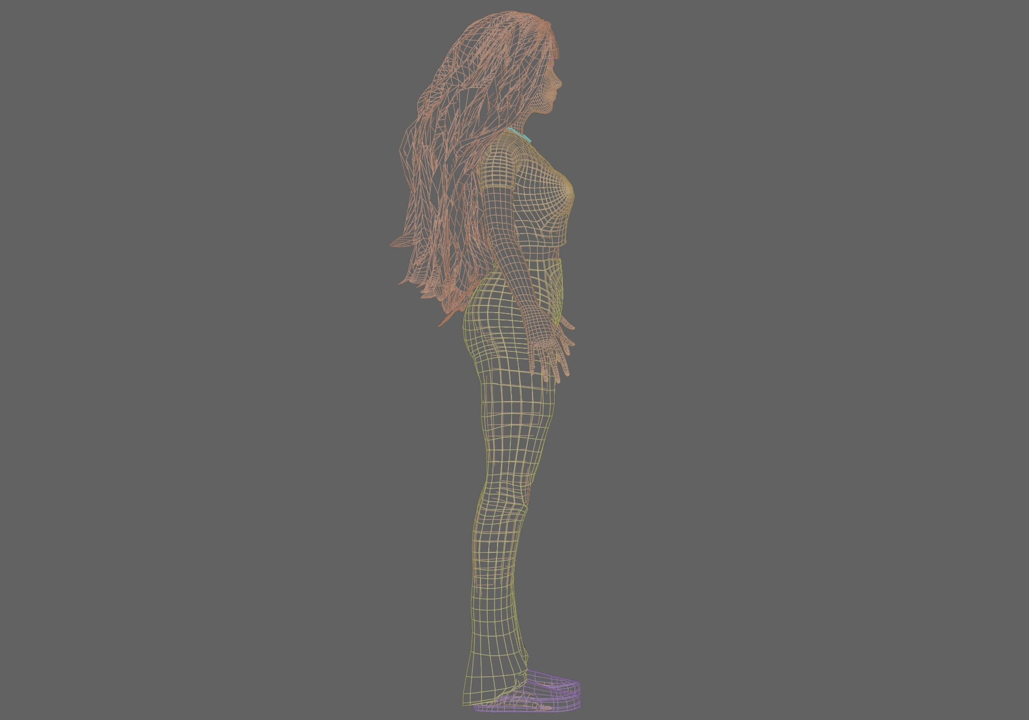 Standard Pretty Woman V39861 - 3D Model by nickianimations