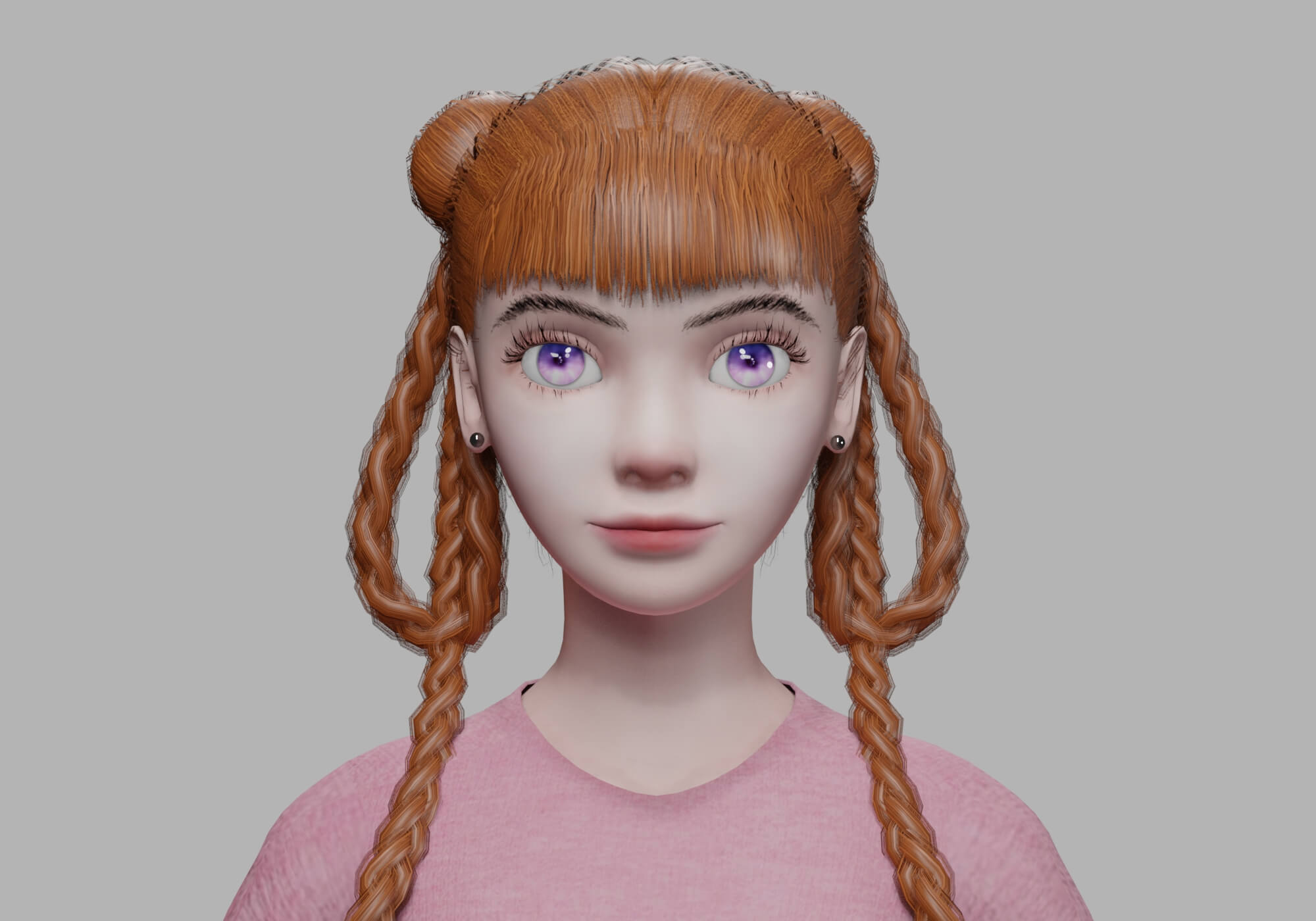 Standard Young Woman V38955 - 3D Model by nickianimations