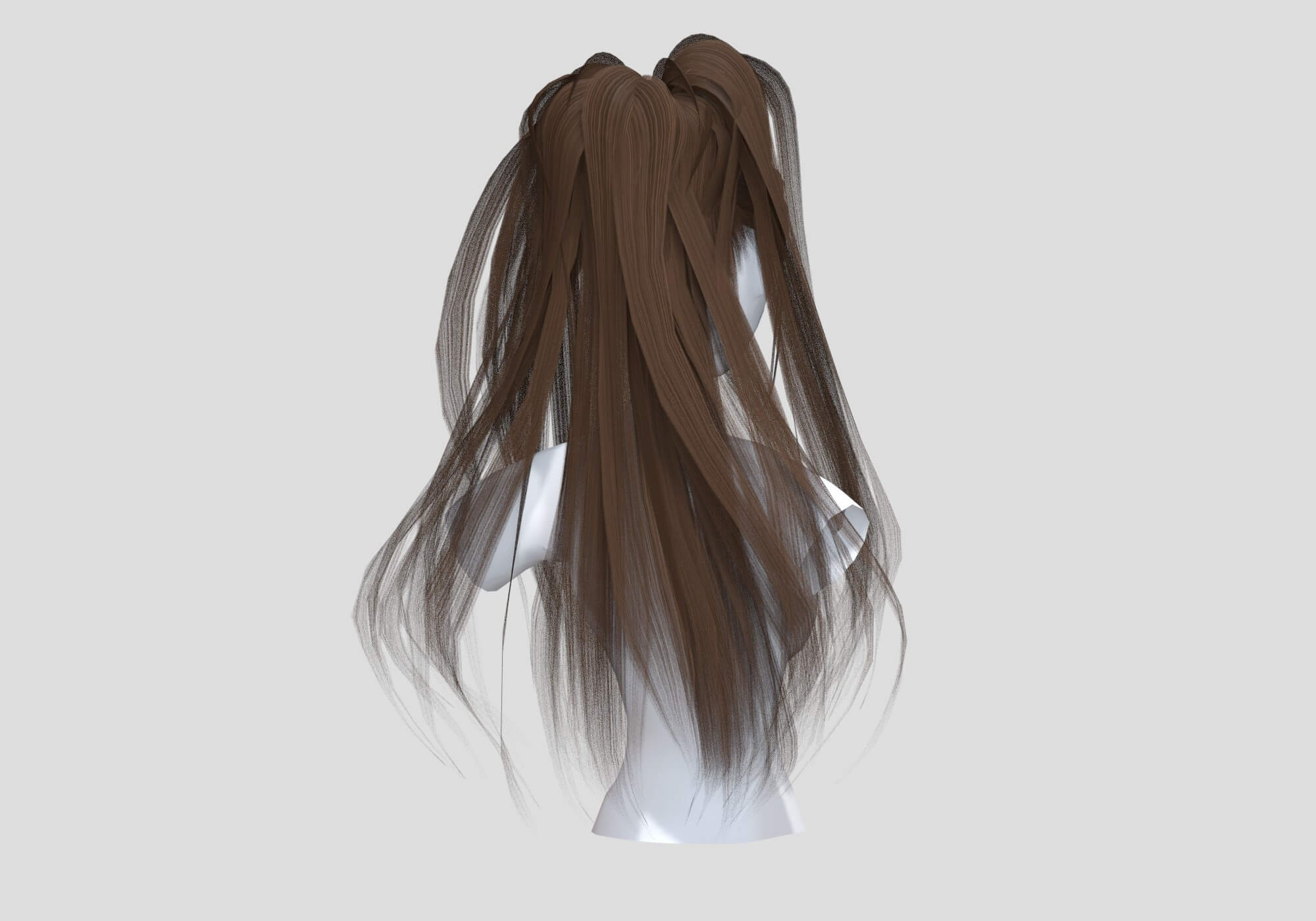 Strands Female Hairstyle - 3D Model by nickianimations