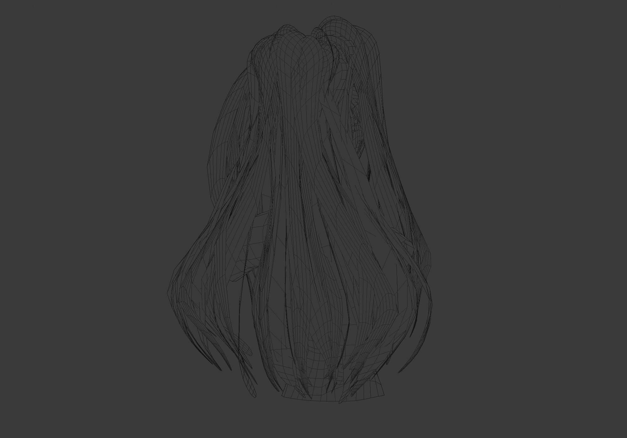 Strands Female Hairstyle - 3D Model by nickianimations