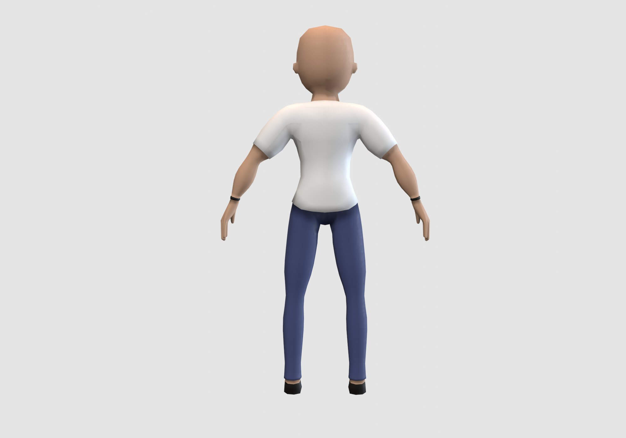 Strong Cartoon Man - 3D Model by nickianimations