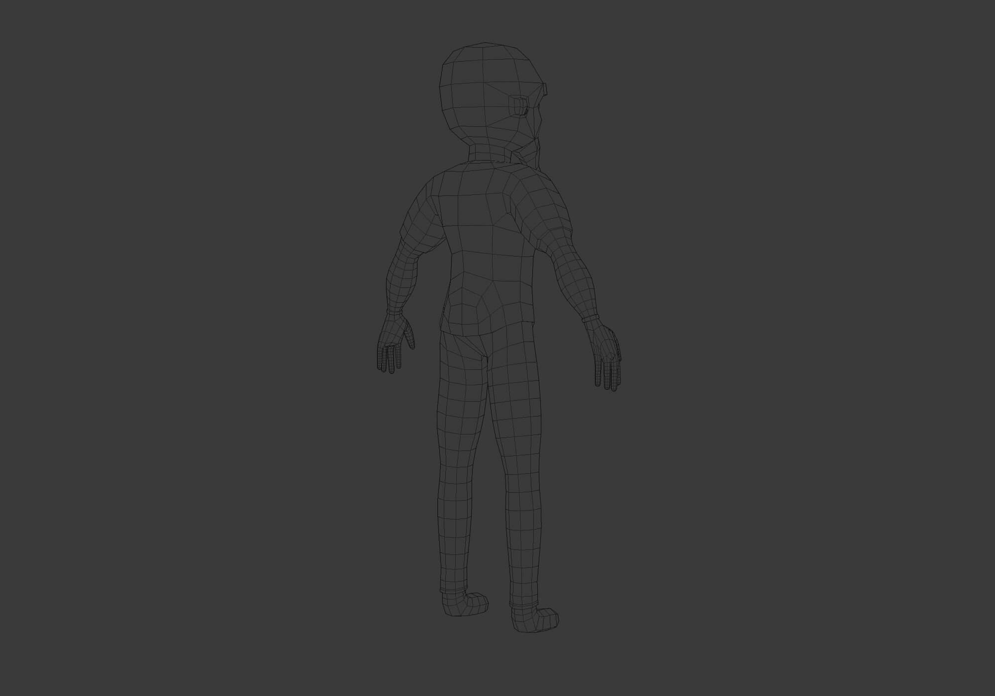 Strong Cartoon Man - 3D Model by nickianimations