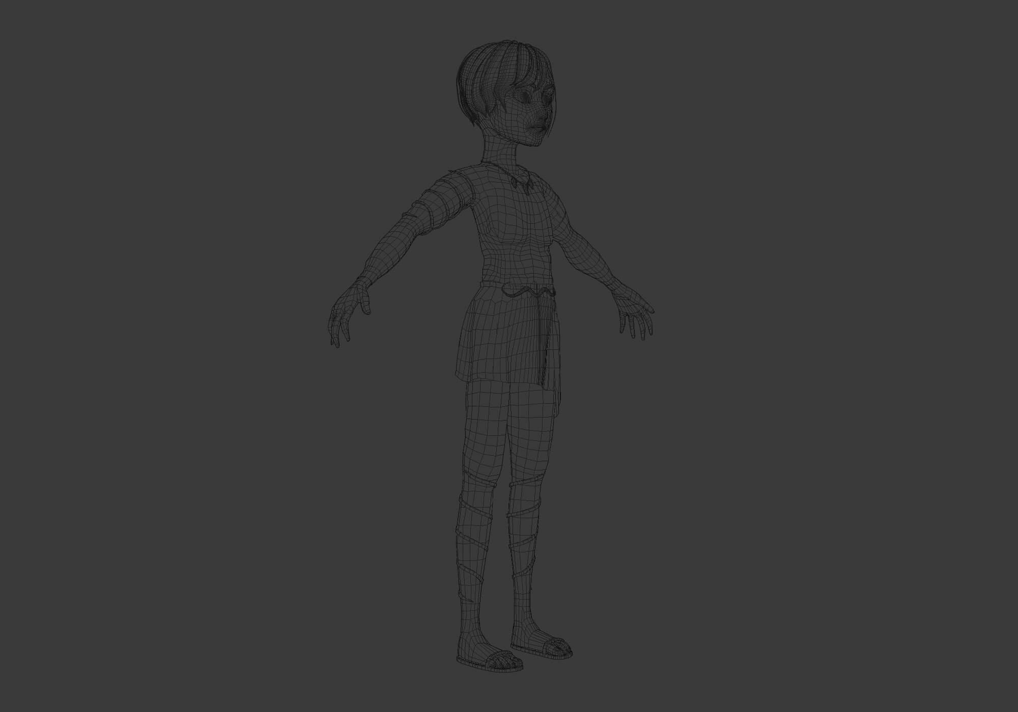 Stylized Cartoon Boy - 3D Model by nickianimations