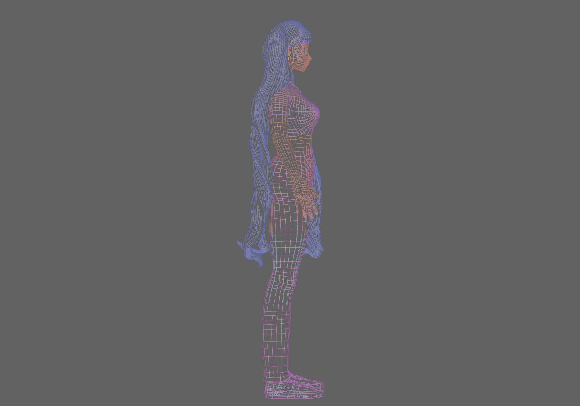Stylized Cute Girl V36550 - 3D Model by nickianimations