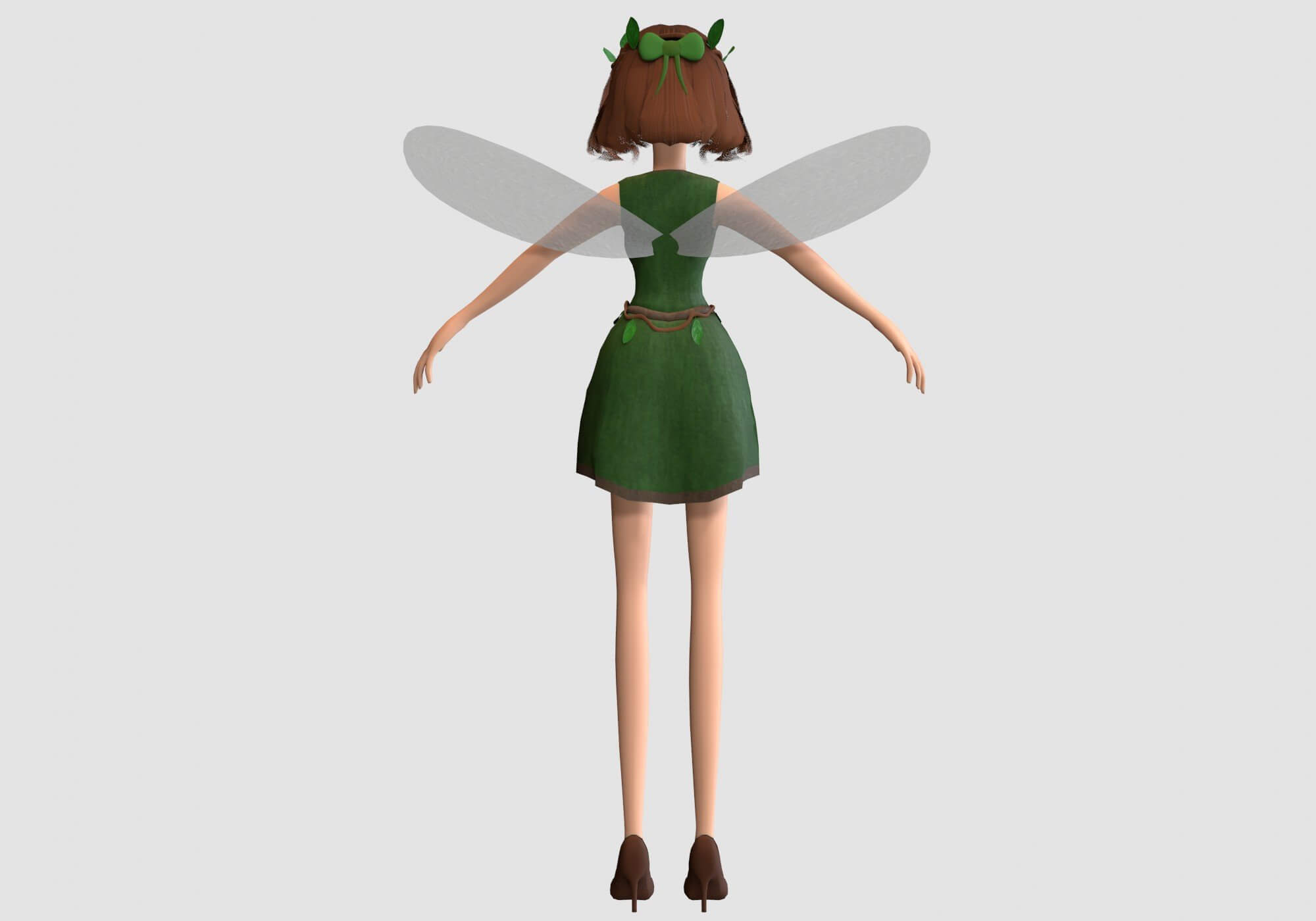 Stylized Fairy Girl - 3D Model by nickianimations