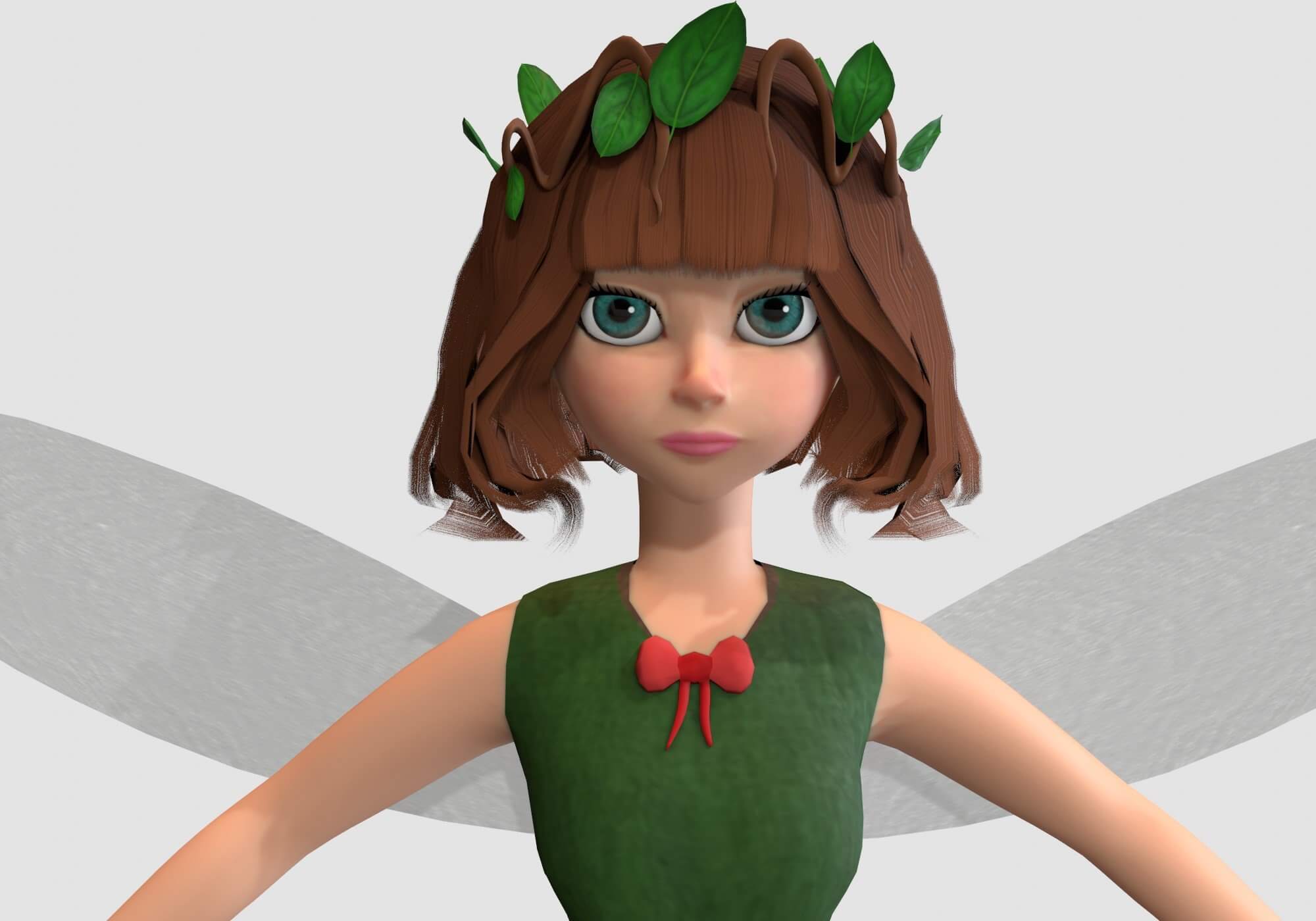 Stylized Fairy Girl - 3D Model by nickianimations