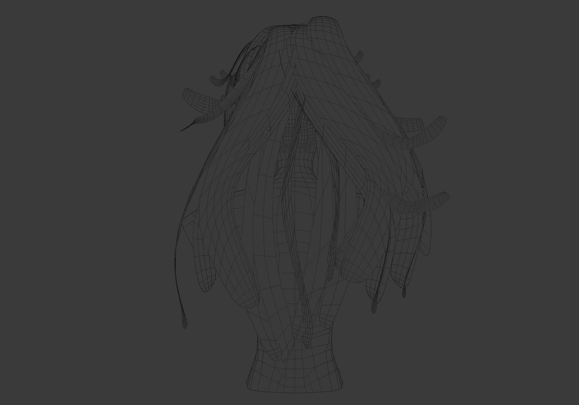 Stylized Pigtail Hairstyle - 3D Model by nickianimations