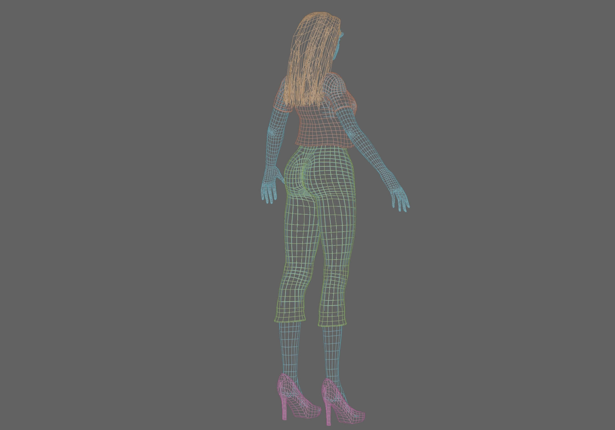 Sweet Basic Woman V27757 - 3D Model by nickianimations