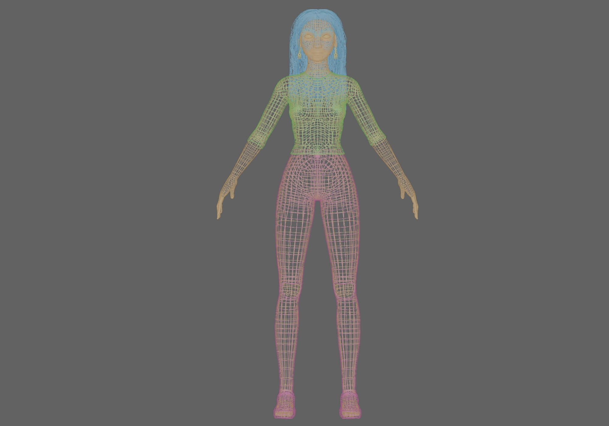 Sweet Cool Woman V33968 - 3D Model by nickianimations
