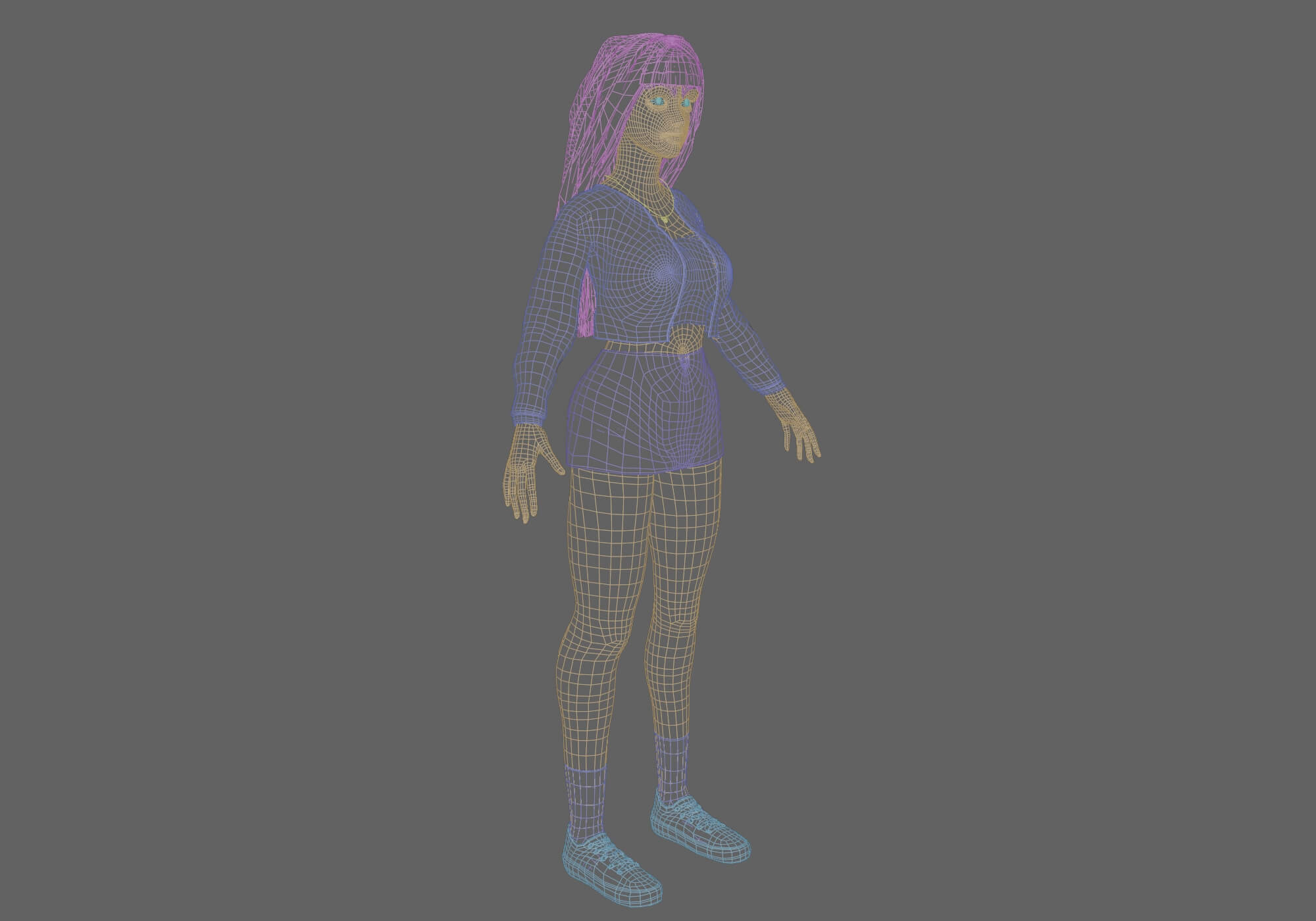 Sweet Pretty Woman V36300 - 3D Model by nickianimations