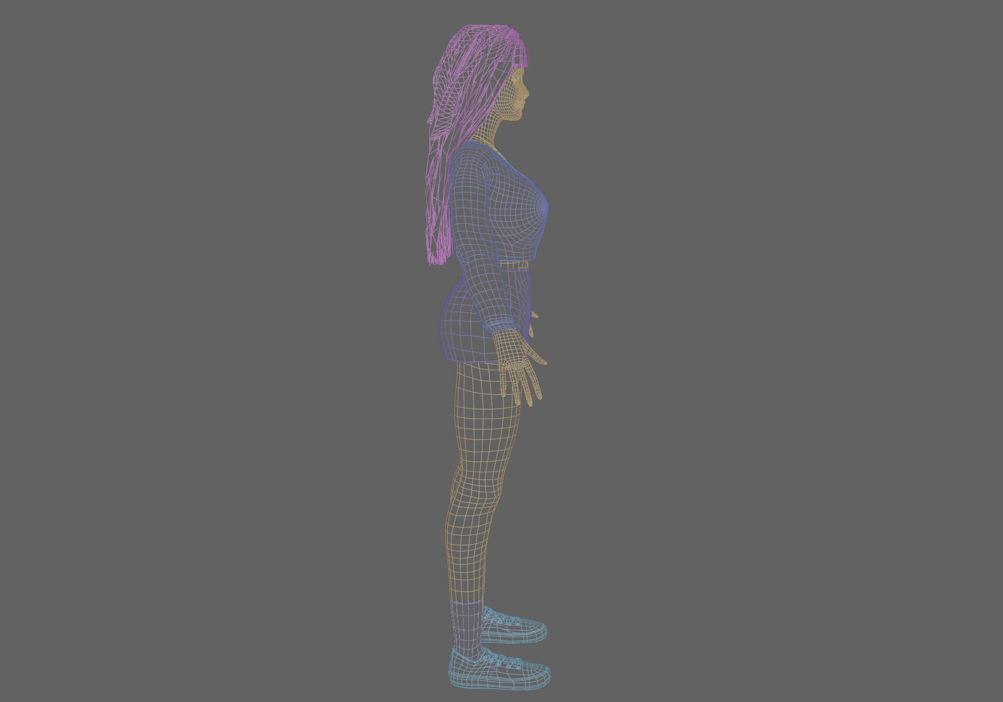 Sweet Pretty Woman V36300 - 3D Model by nickianimations