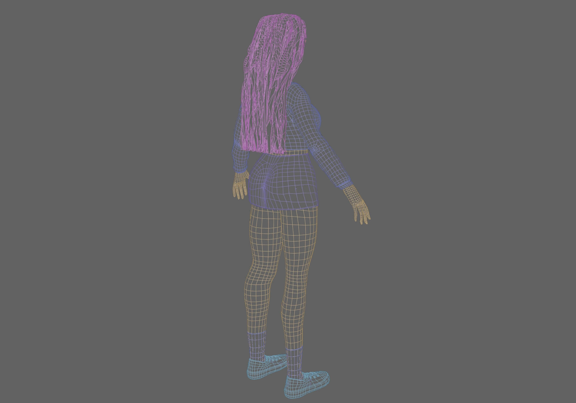 Sweet Pretty Woman V36300 - 3D Model by nickianimations