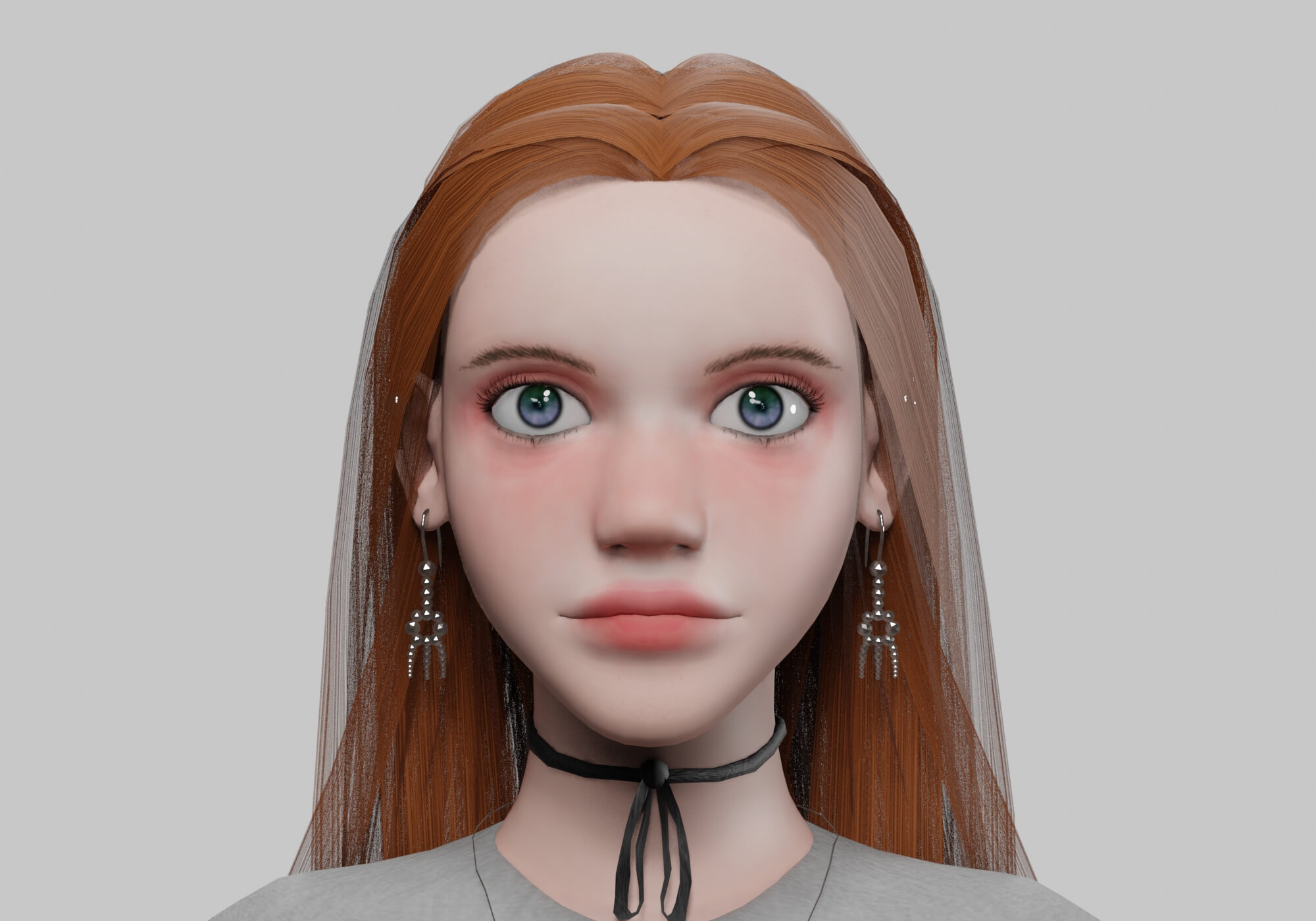 Sweet Teen Woman V35365 - 3D Model by nickianimations