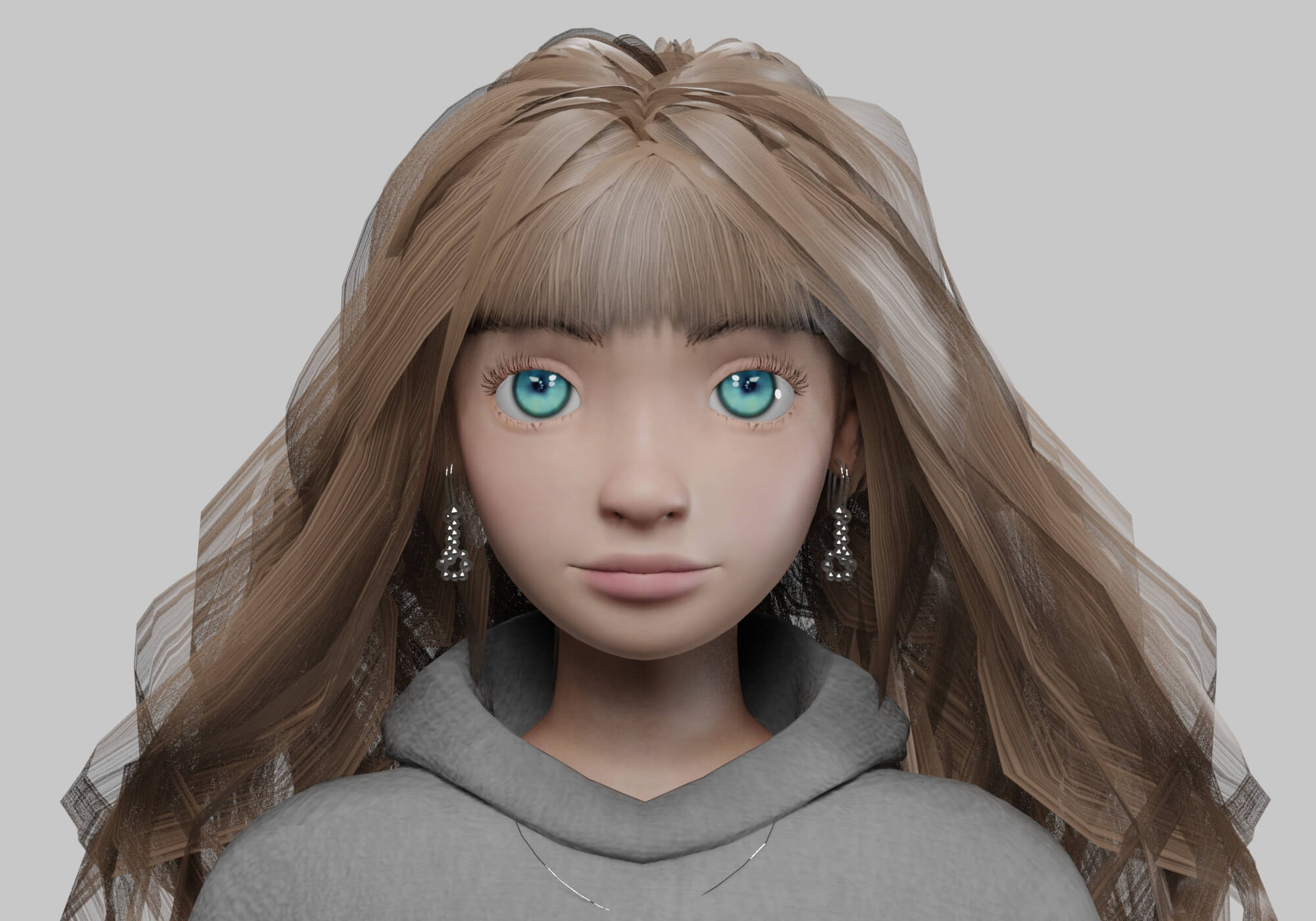 Teen Pretty Girl V38972 - 3D Model by nickianimations