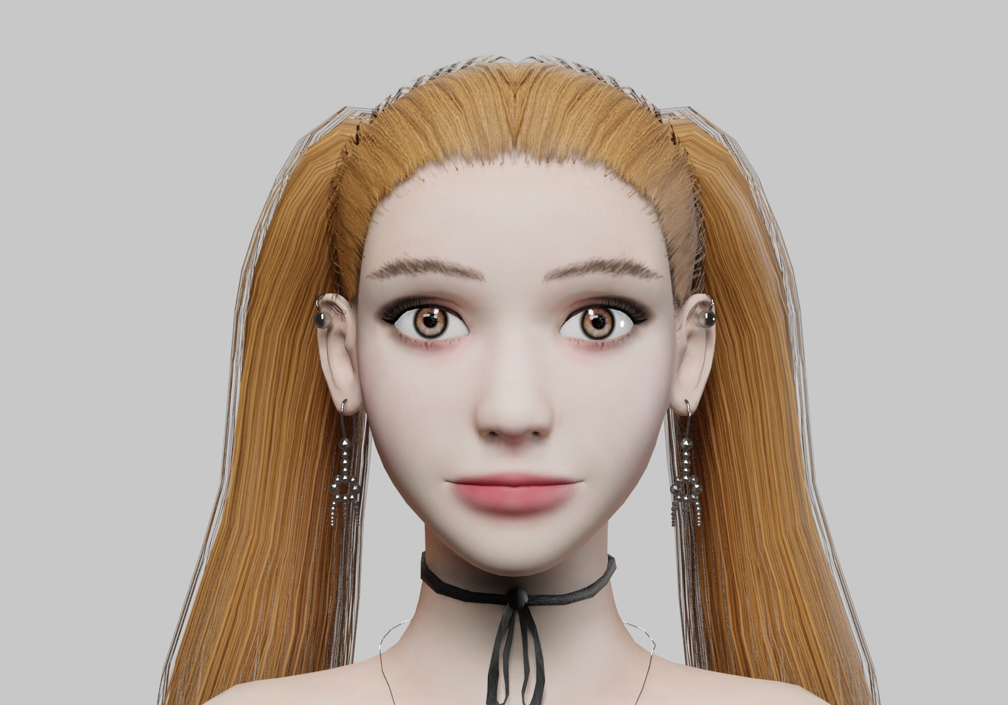 Teen Pretty Woman V25164 - 3D Model by nickianimations