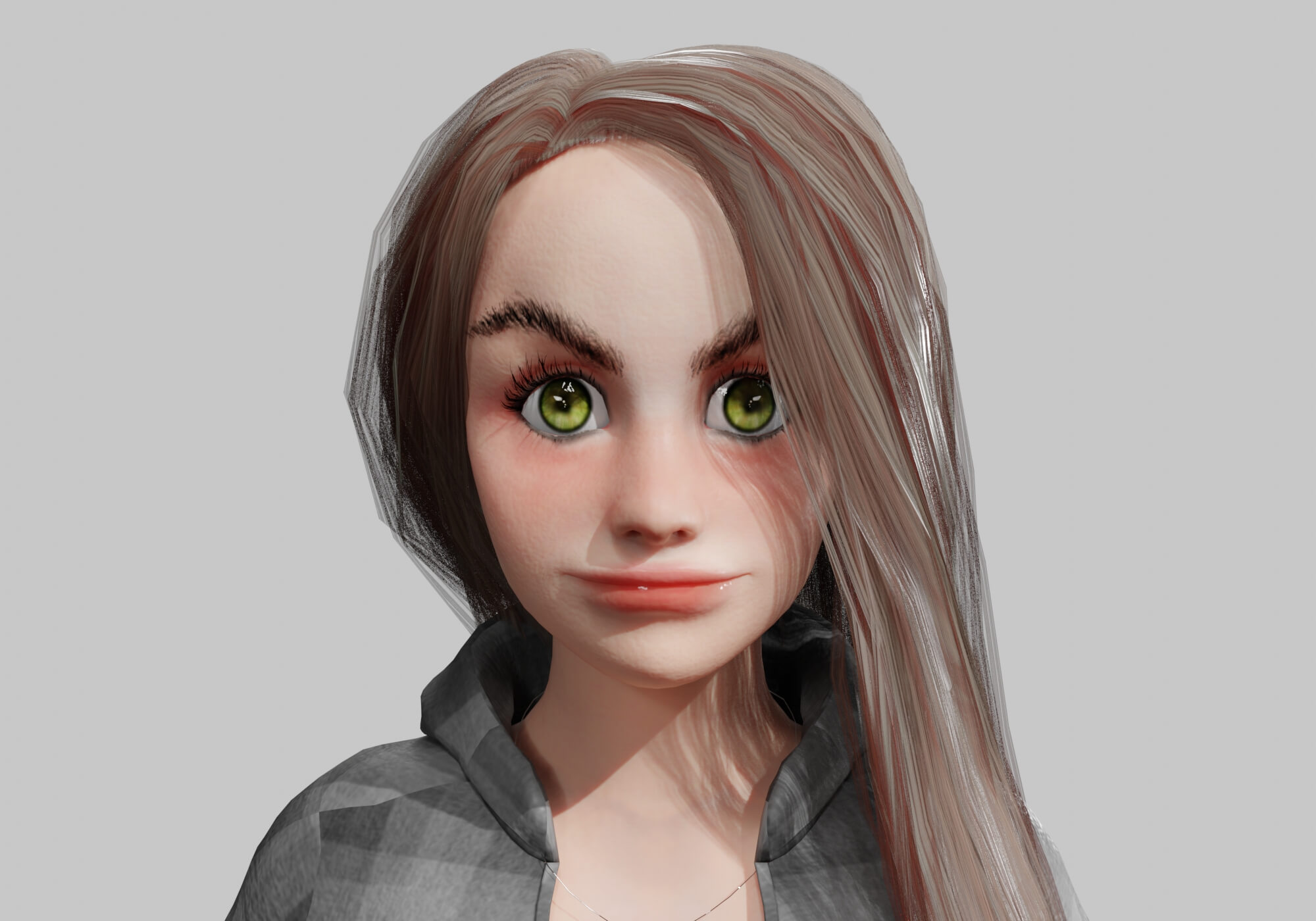 Teen Pretty Woman V41580 - 3D Model by nickianimations