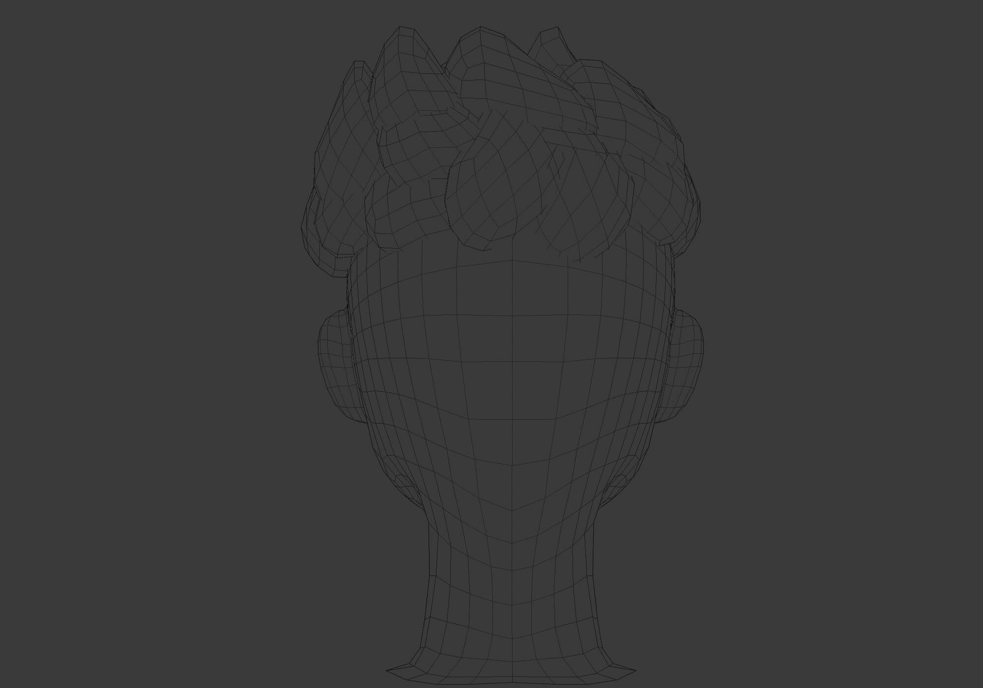 Up Cartoon Hairstyle - 3D Model by nickianimations