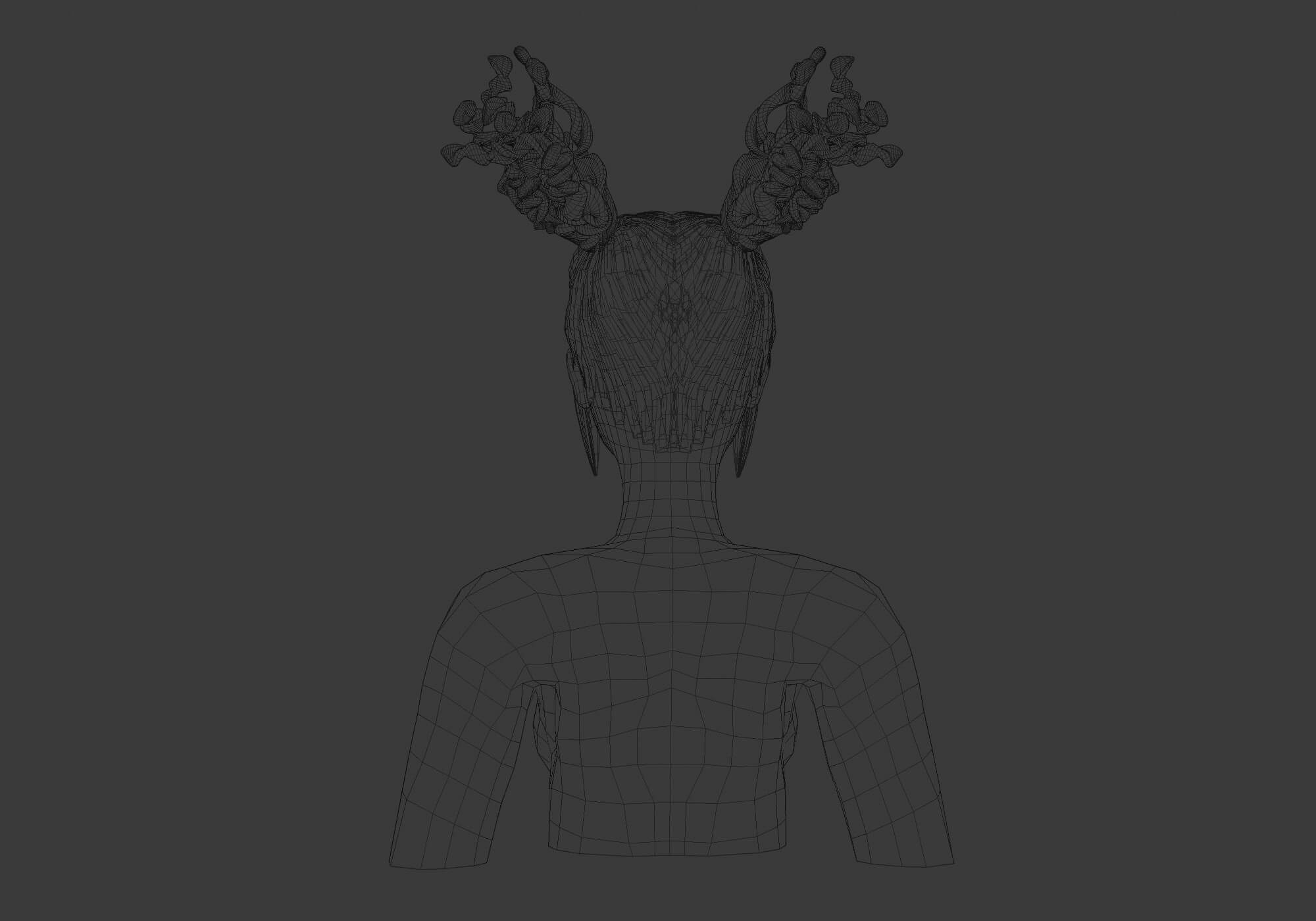 Up Ponytails Hairstyle V37733 - 3D Model by nickianimations