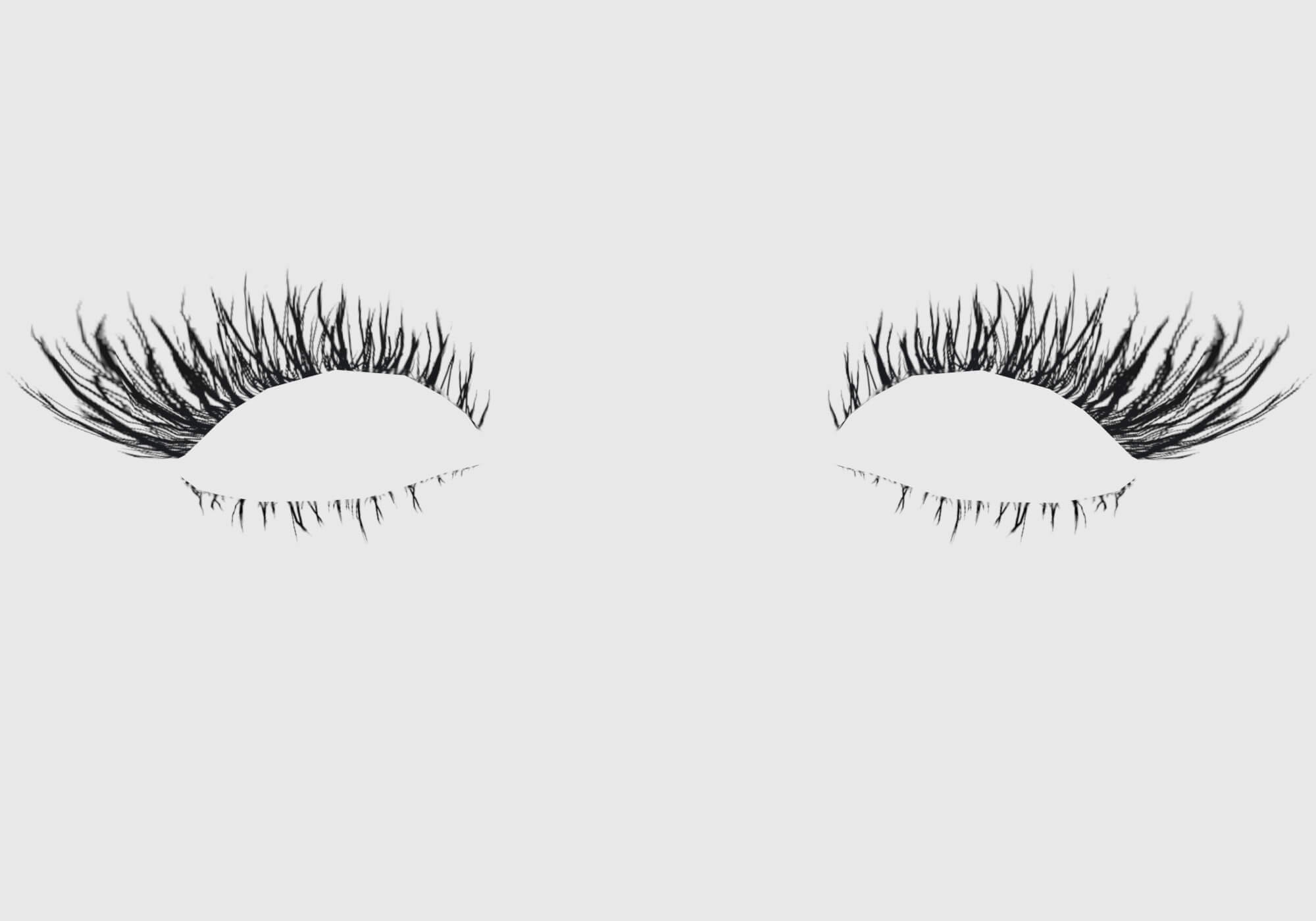 Very Long Eyelashes v254 - 3D Model by nickianimations