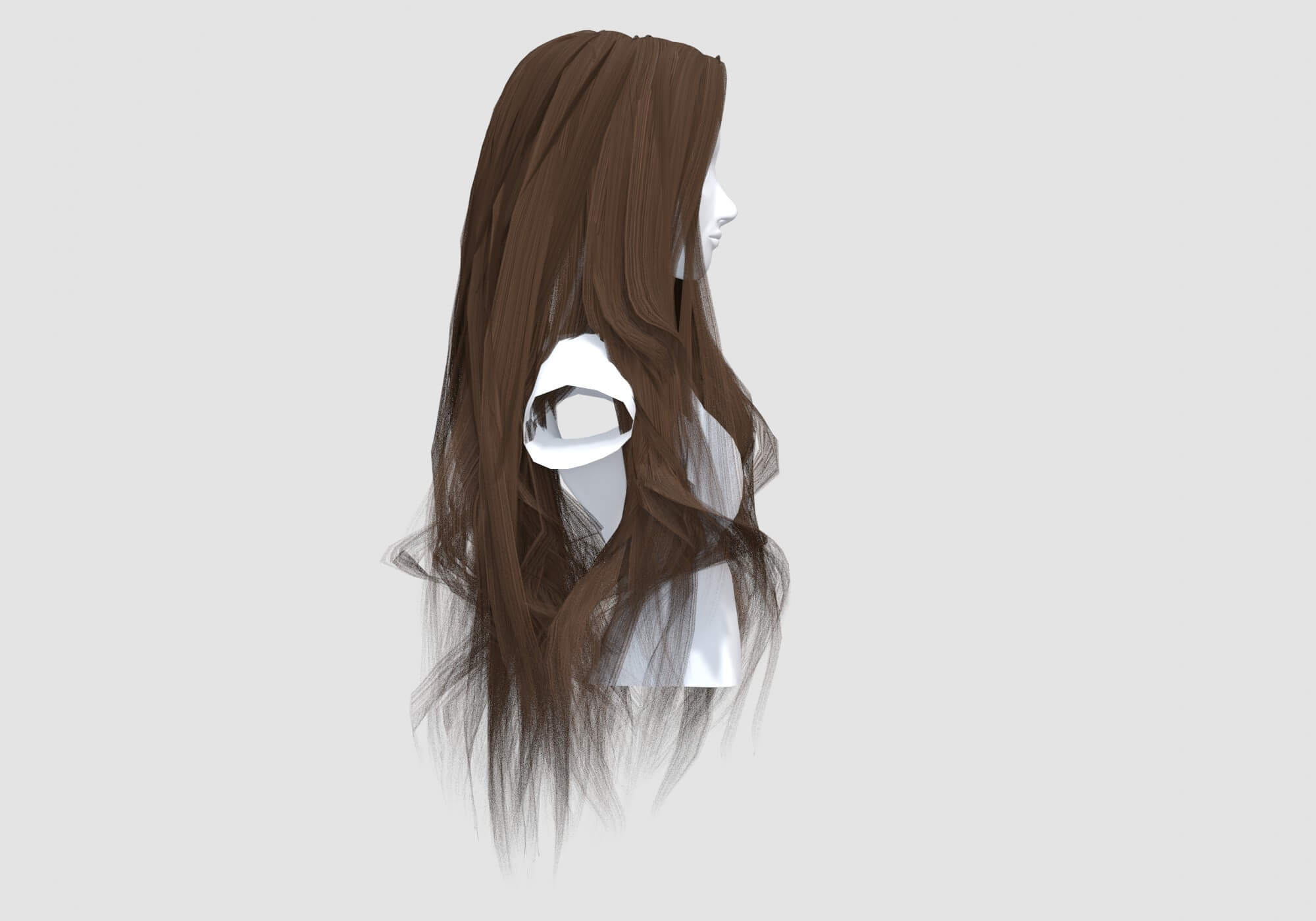 Wavy Basic Hairstyle - 3D Model by nickianimations