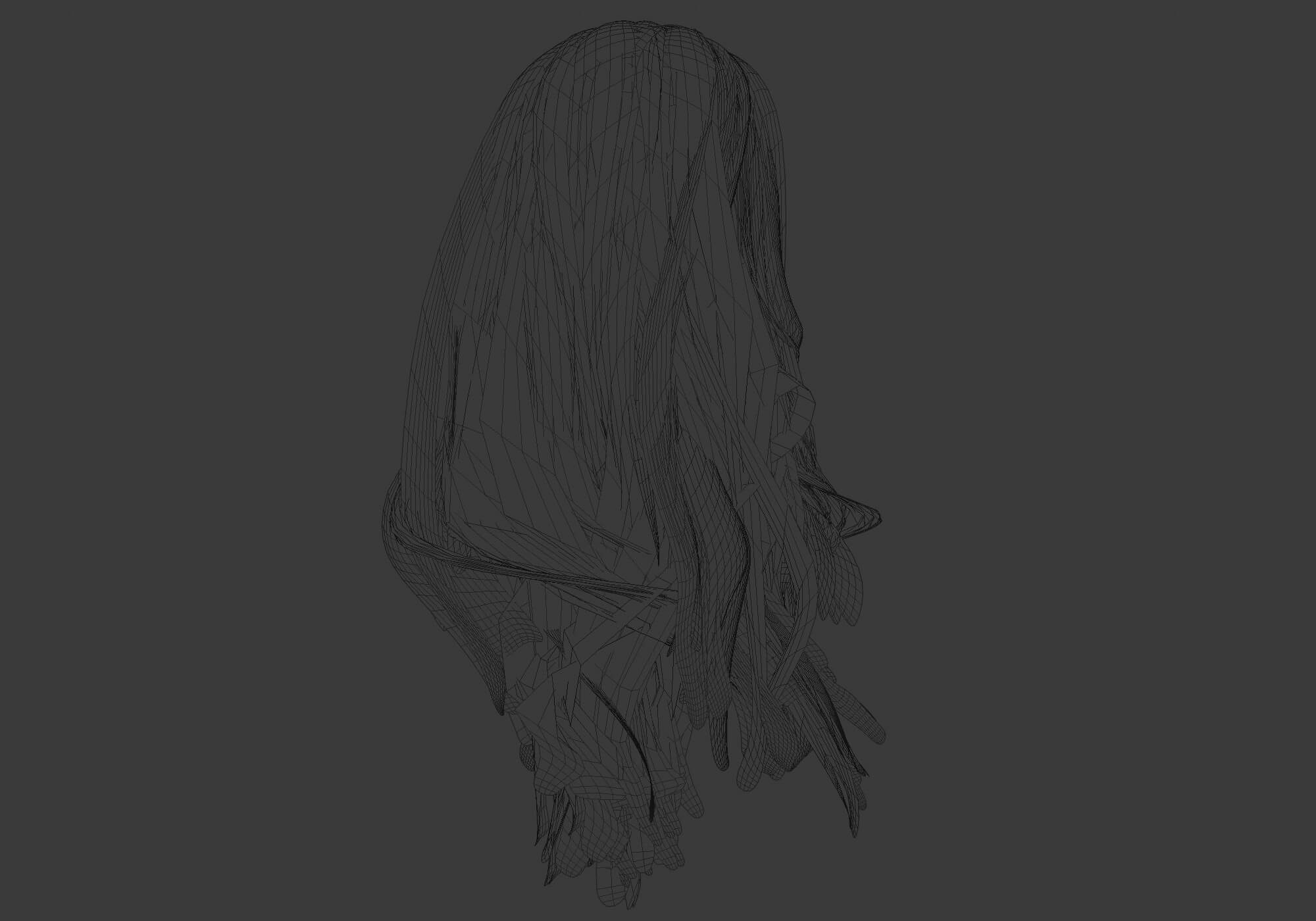 Wavy Basic Hairstyle - 3D Model by nickianimations