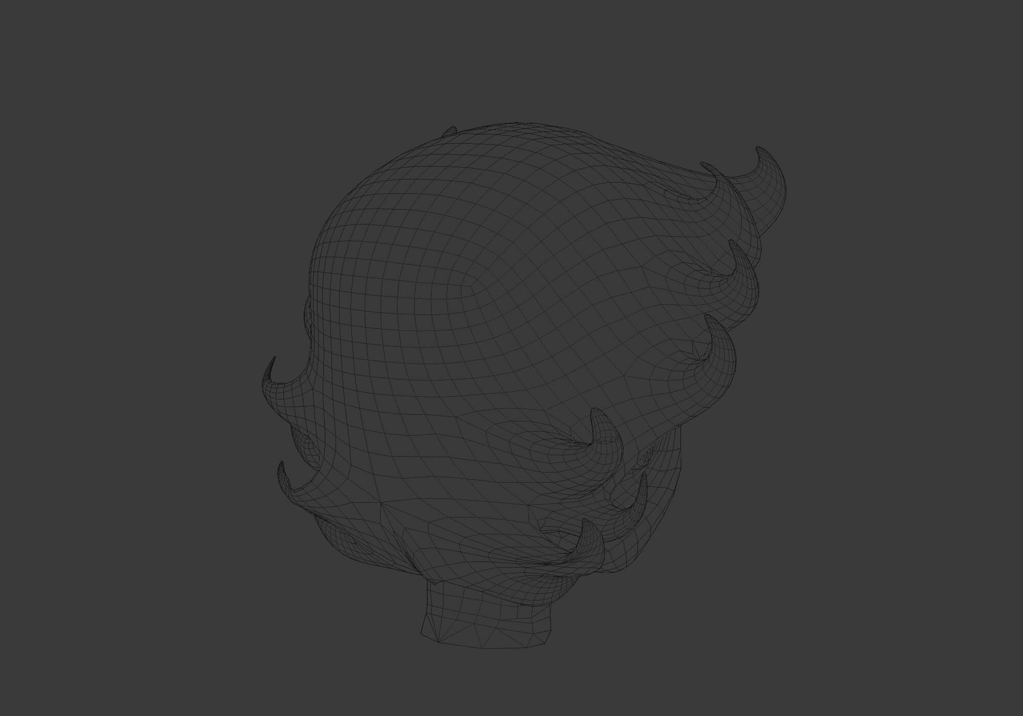 Wavy Cartoon Hairstyle - 3D Model by nickianimations