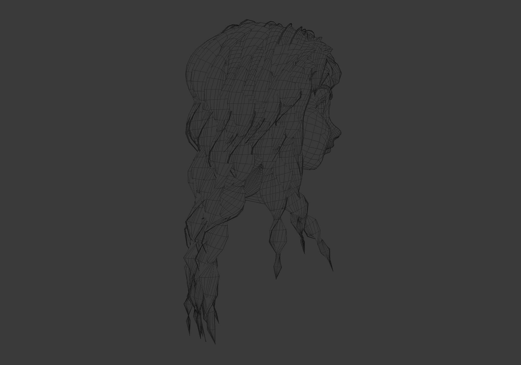 Wavy Cartoon Hairstyle - 3D Model by nickianimations