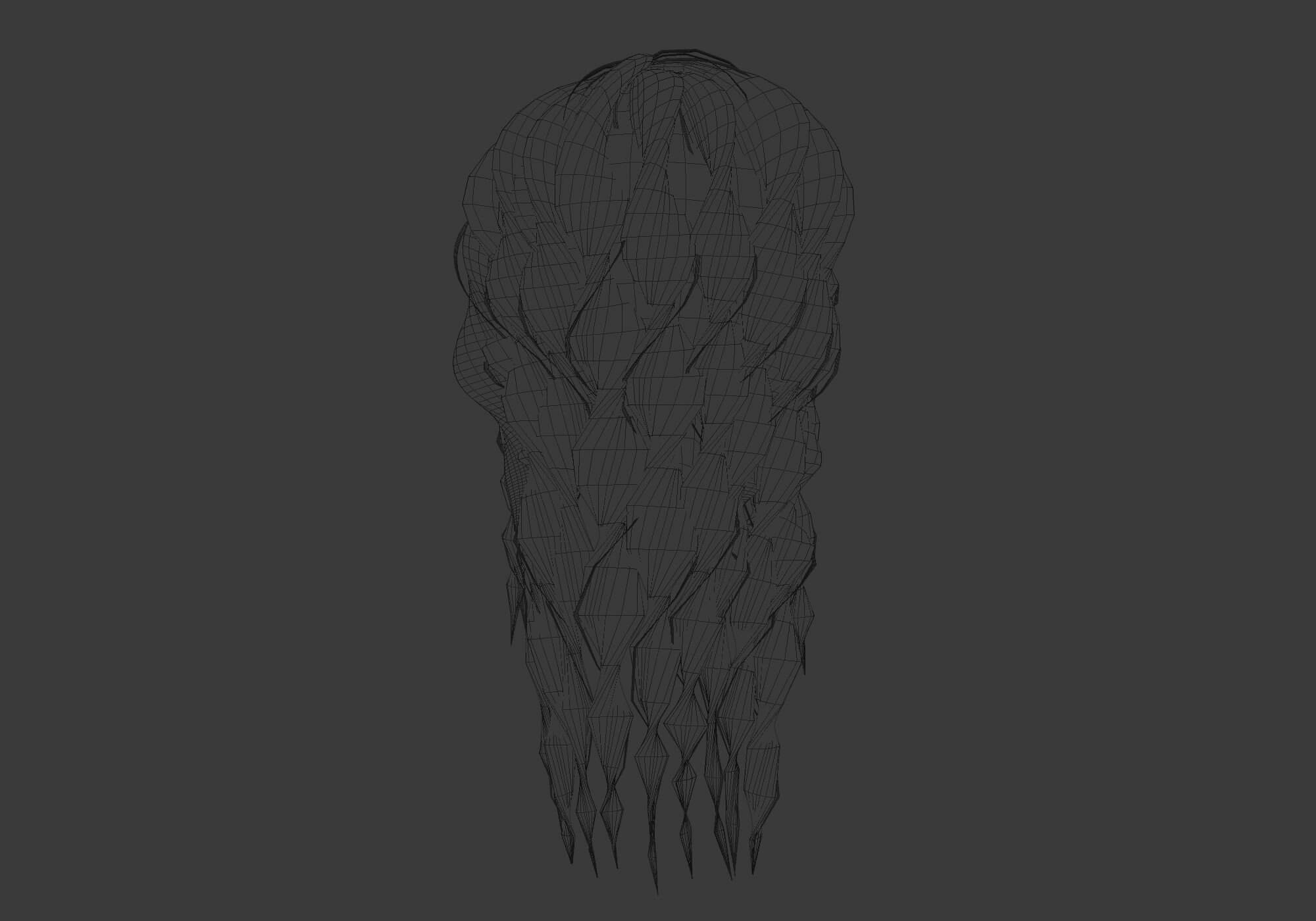 Wavy Cartoon Hairstyle - 3D Model by nickianimations