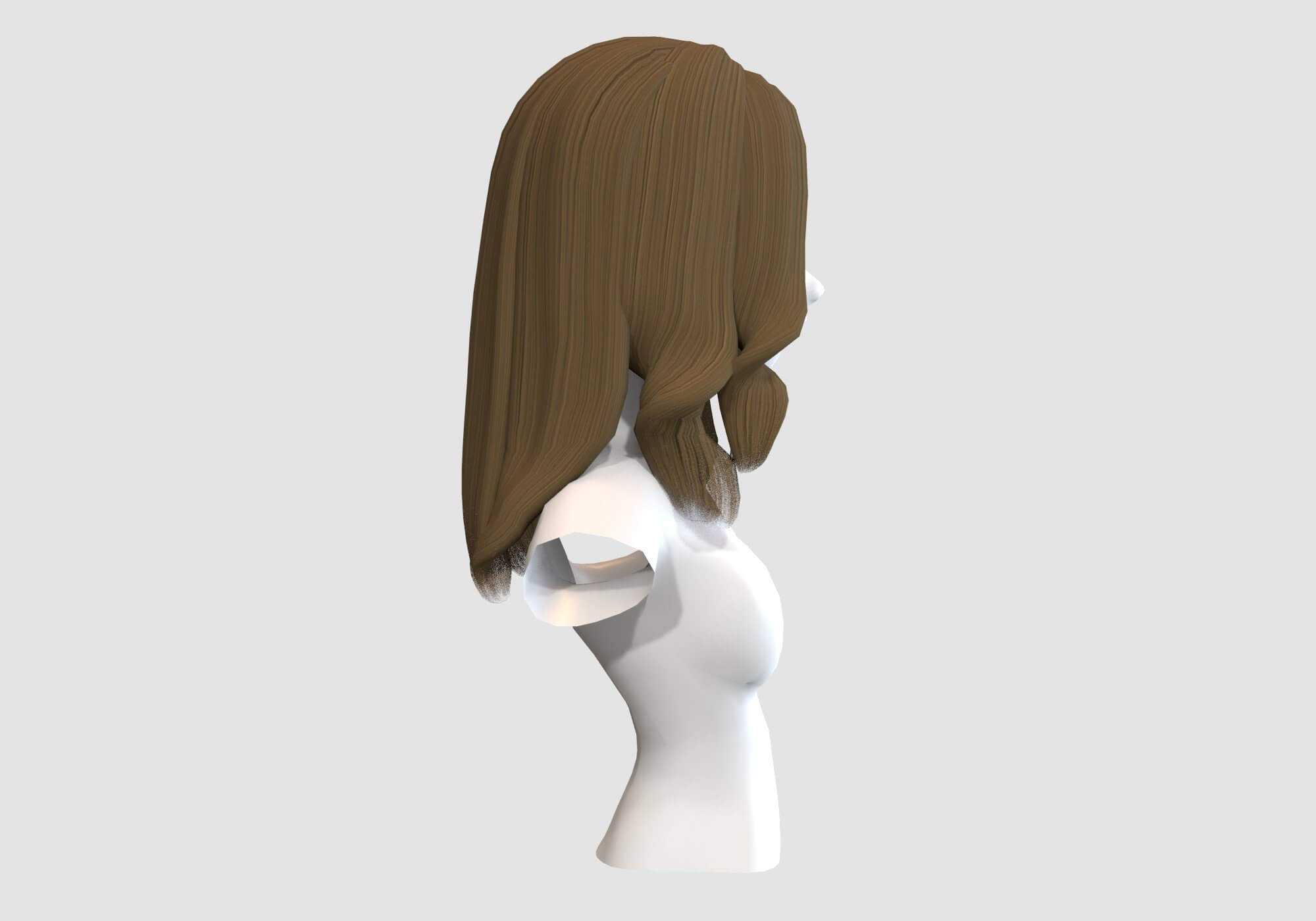 Wavy Cartoon Hairstyle - 3D Model by nickianimations