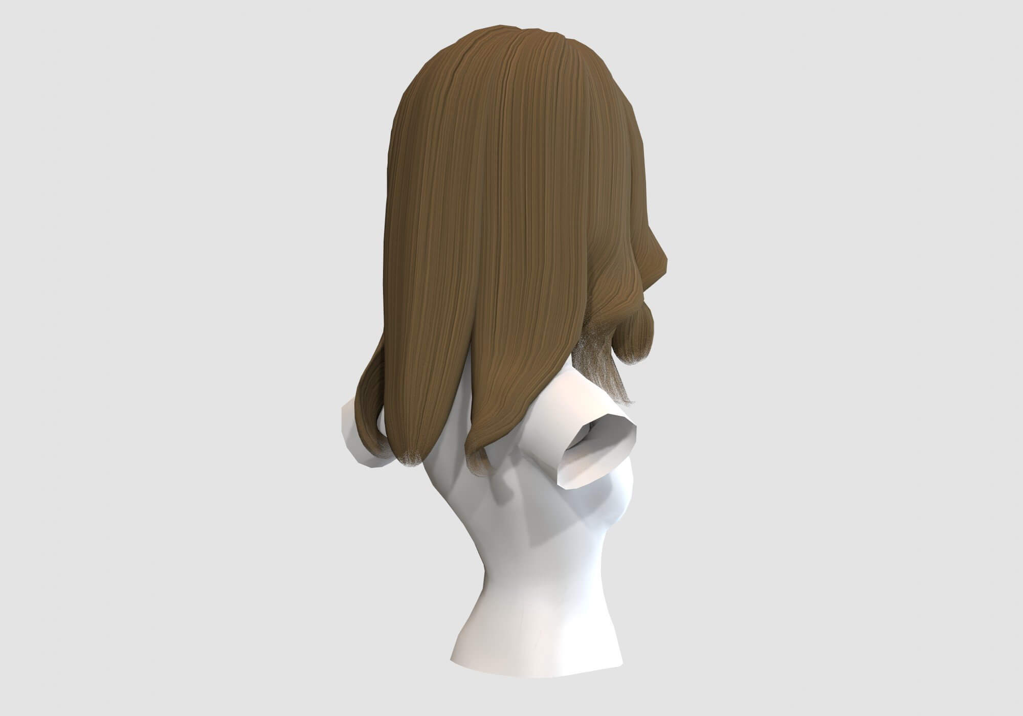 Wavy Cartoon Hairstyle - 3D Model by nickianimations