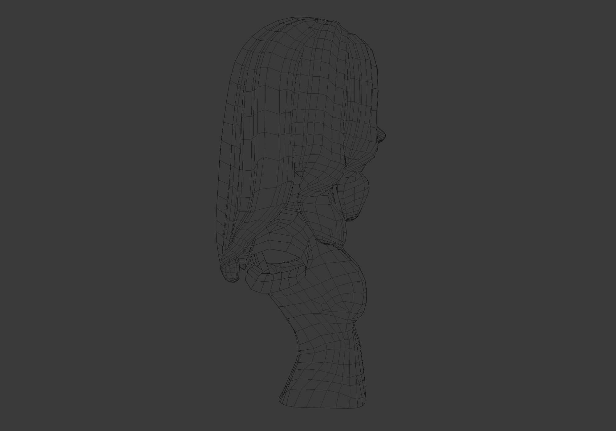 Wavy Cartoon Hairstyle - 3D Model by nickianimations