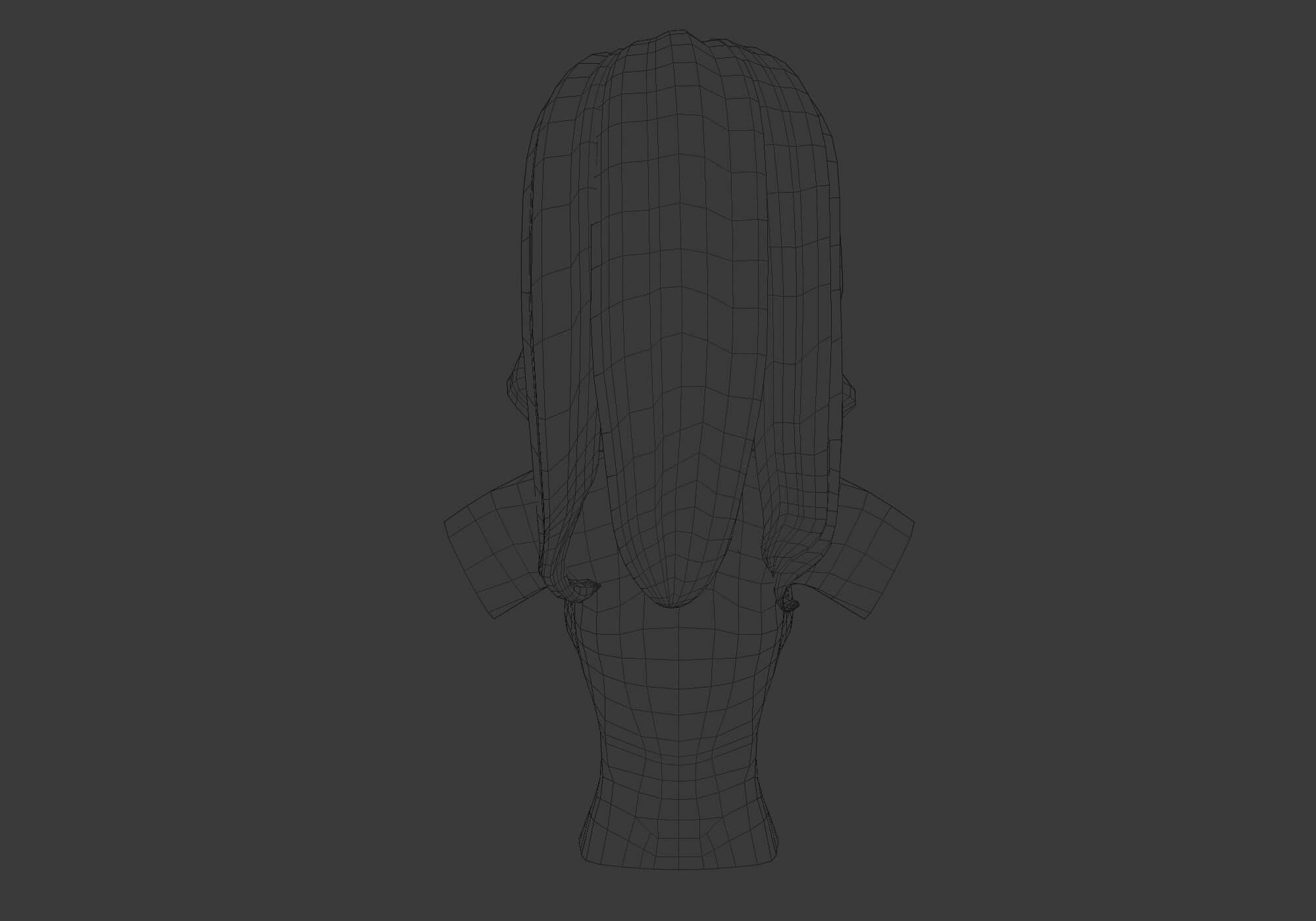 Wavy Cartoon Hairstyle - 3D Model by nickianimations