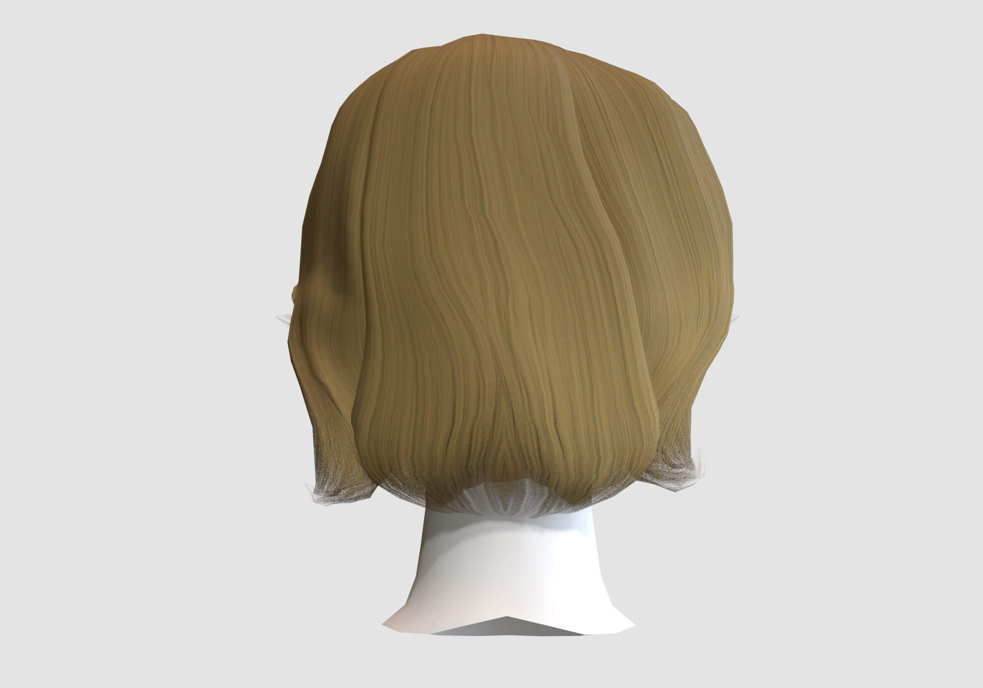 Wavy Curtains Hairstyle - 3D Model by nickianimations