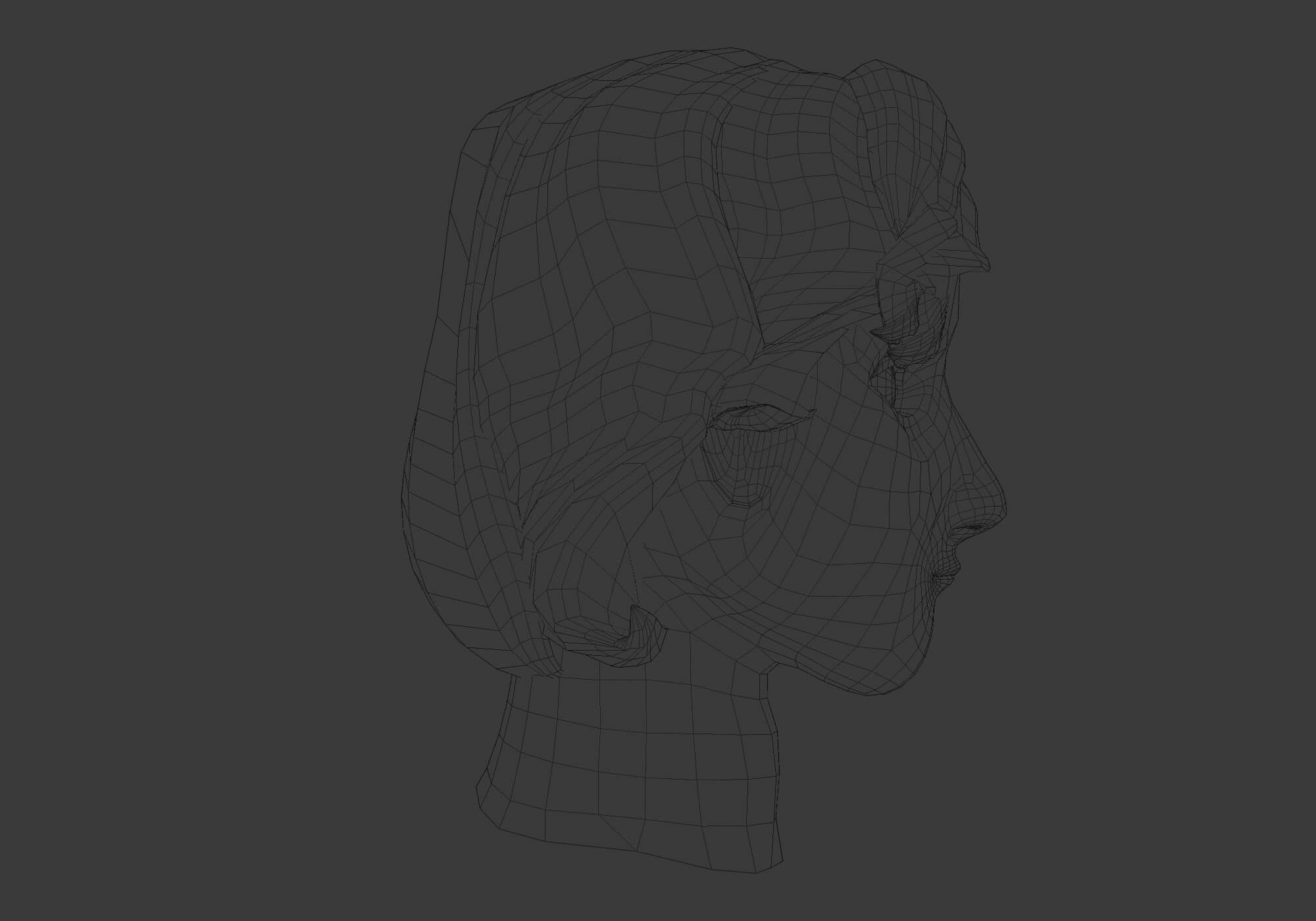 Wavy Curtains Hairstyle - 3D Model by nickianimations