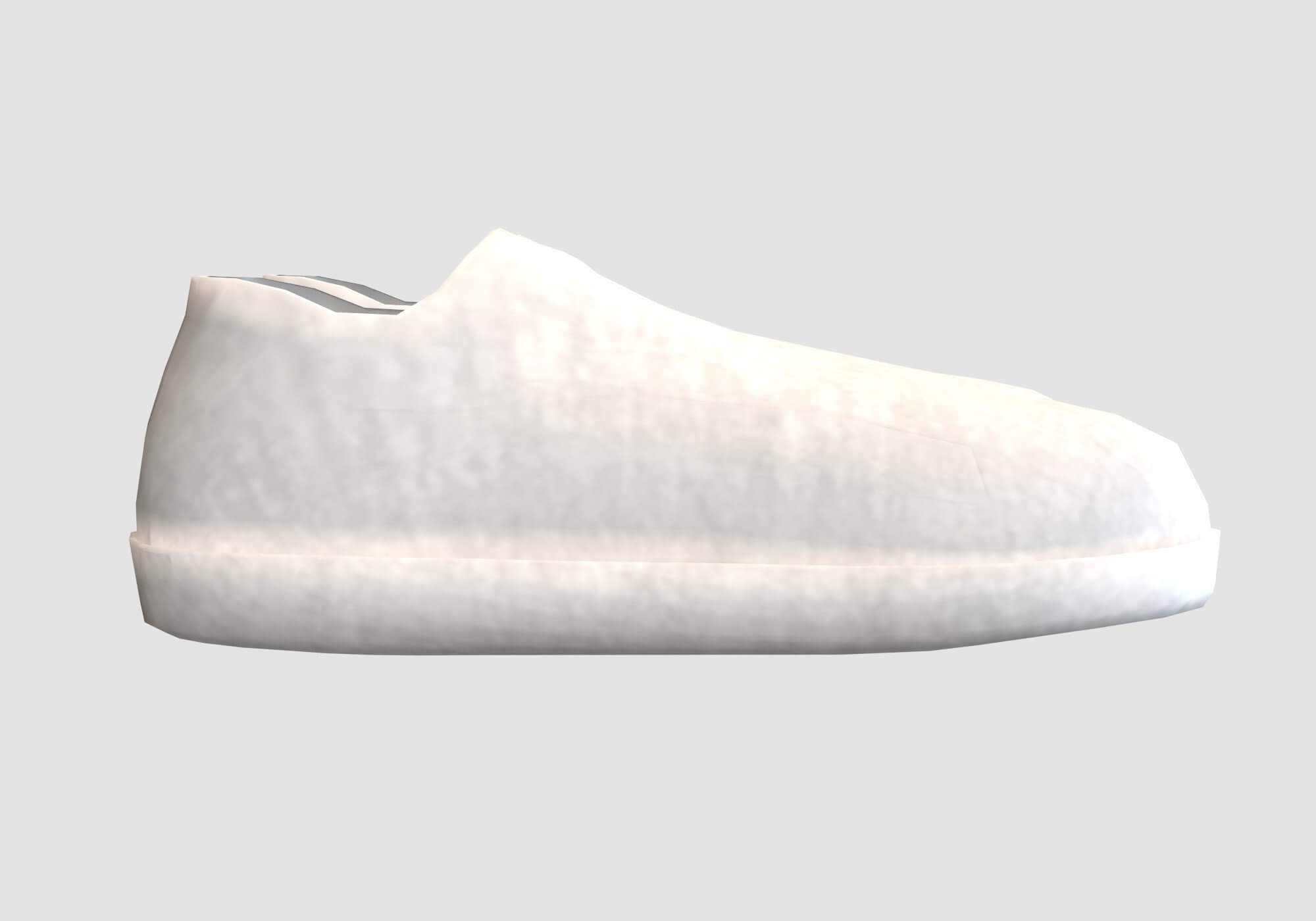 White Simple Shoes - 3D Model by nickianimations
