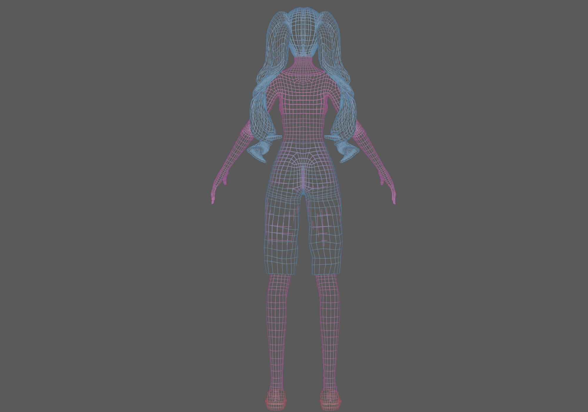 Young Cute Woman V32442 - 3D Model by nickianimations
