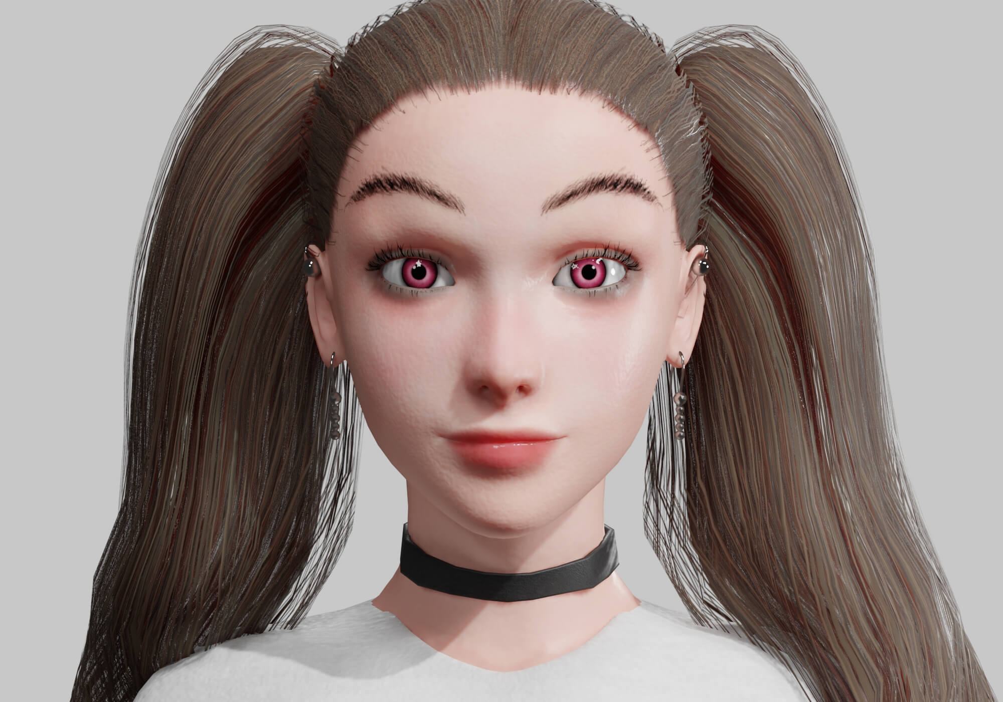 Young Cute Woman V34706 - 3D Model by nickianimations