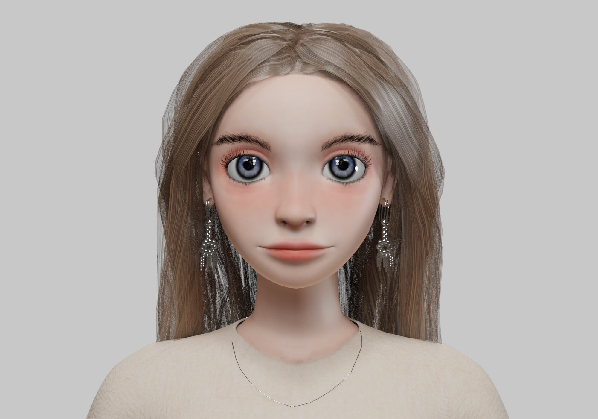 Young Pretty Girl V36272 - 3D Model by nickianimations